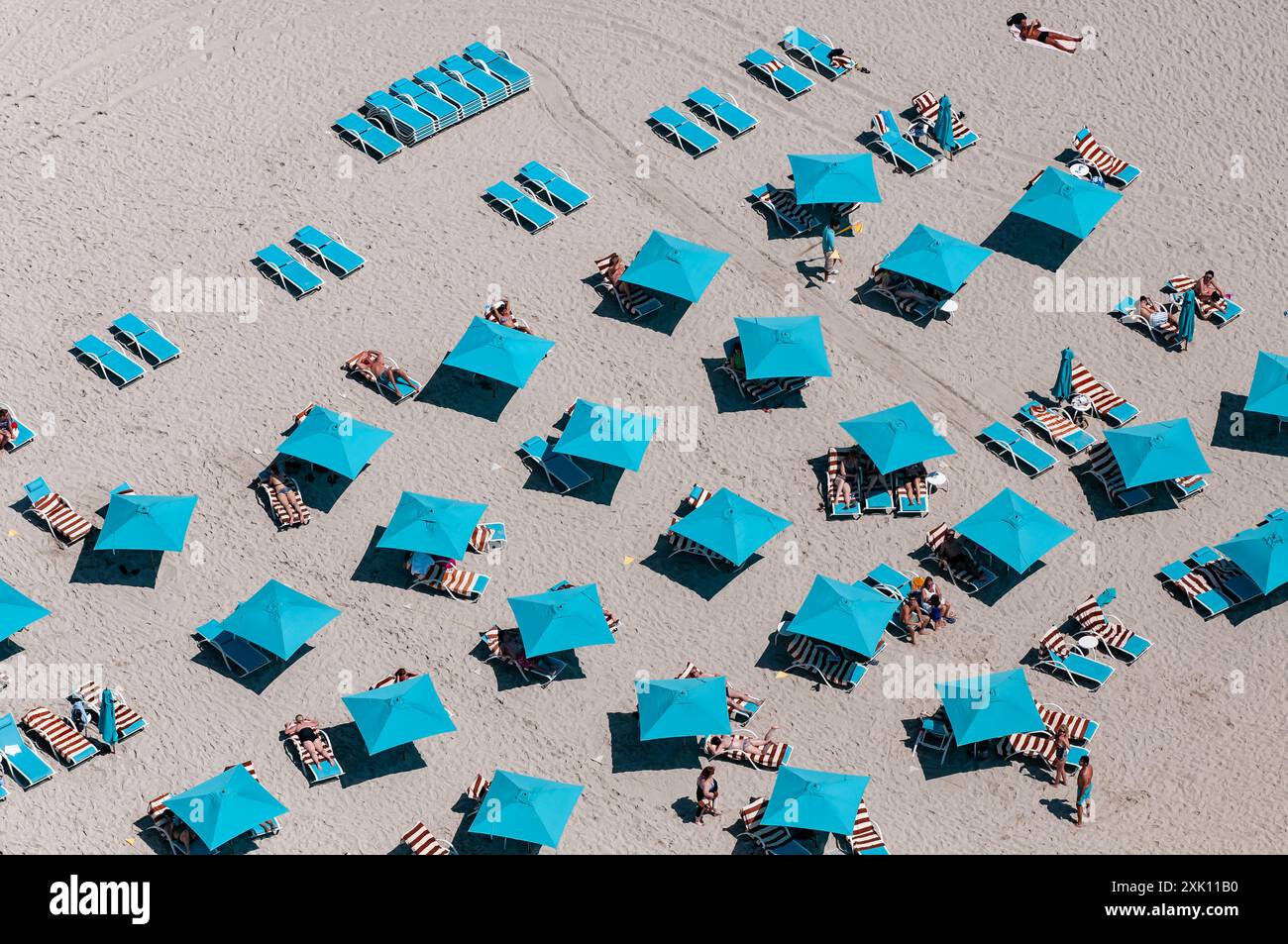 Aerial miami beach vacation destination hi-res stock photography and ...