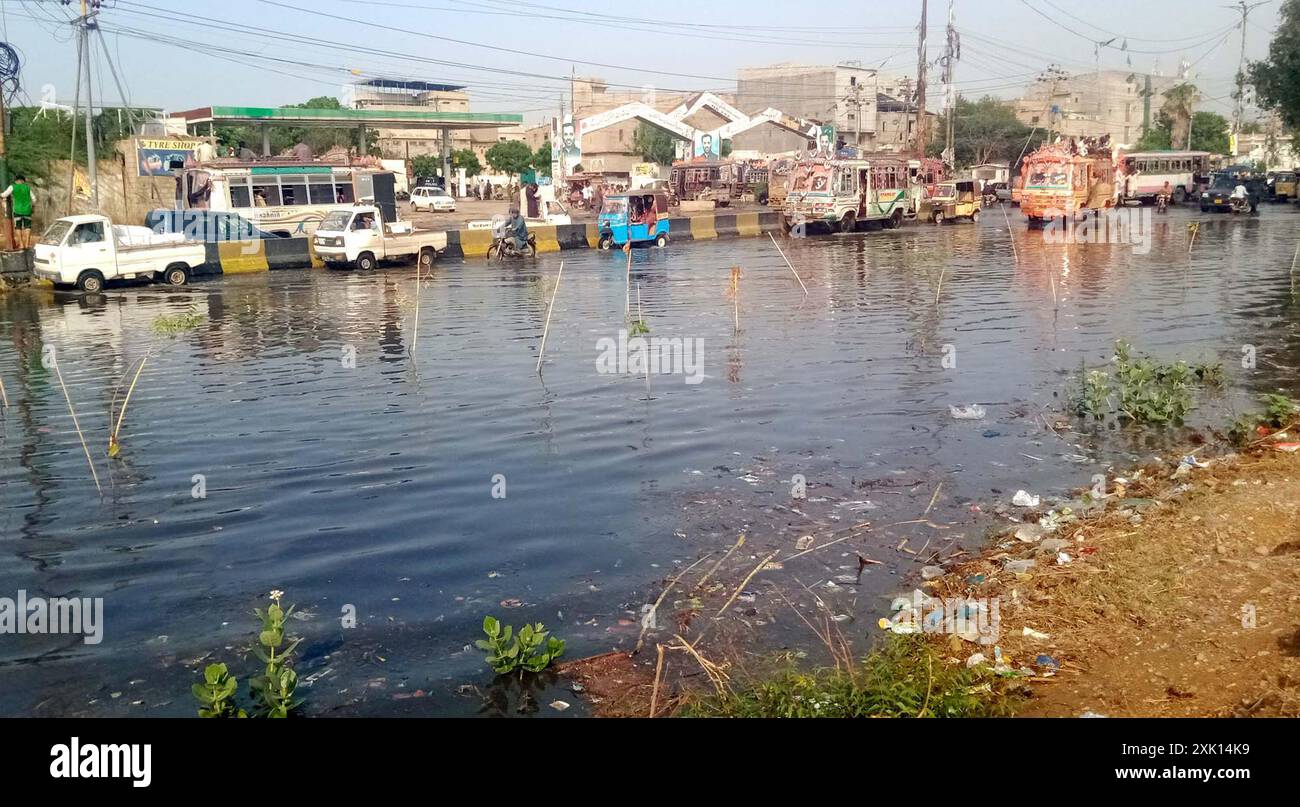 Commuters are facing difficulties in transportation due to stagnant ...