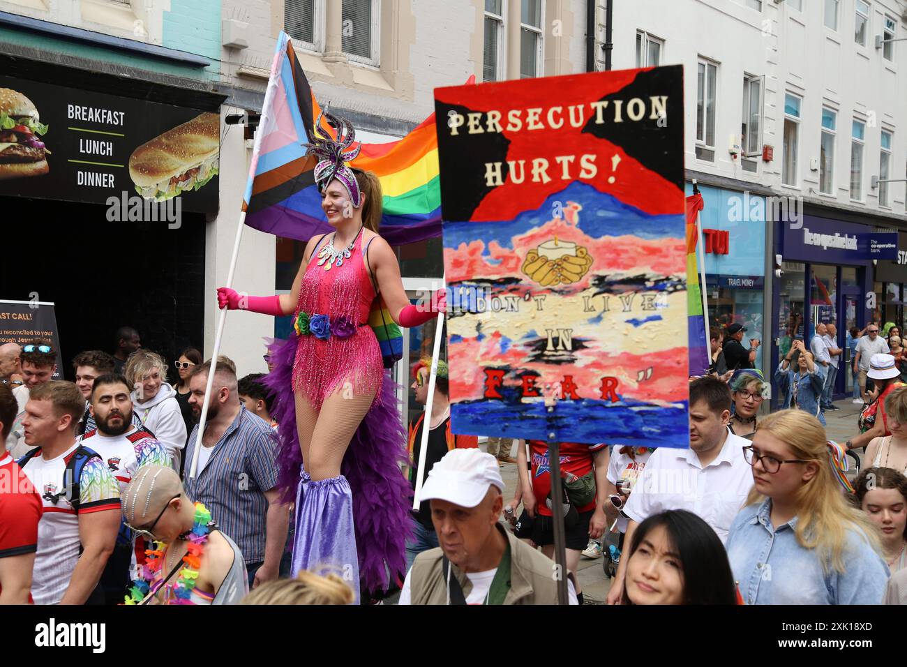 Northern Pride March, the annual Pride March from Newcastle’s Civic ...
