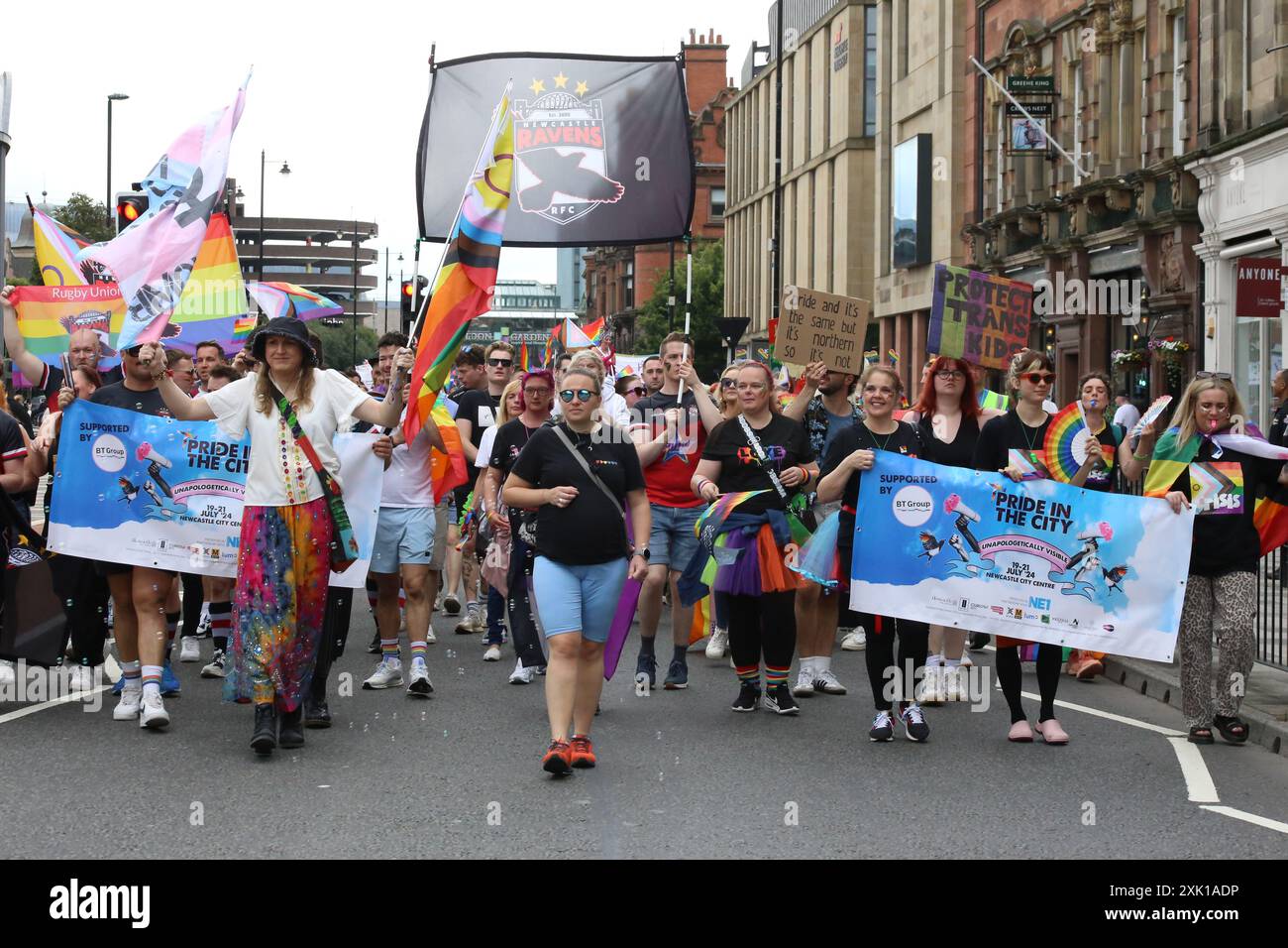 Northern Pride March, the annual Pride March from Newcastle’s Civic ...