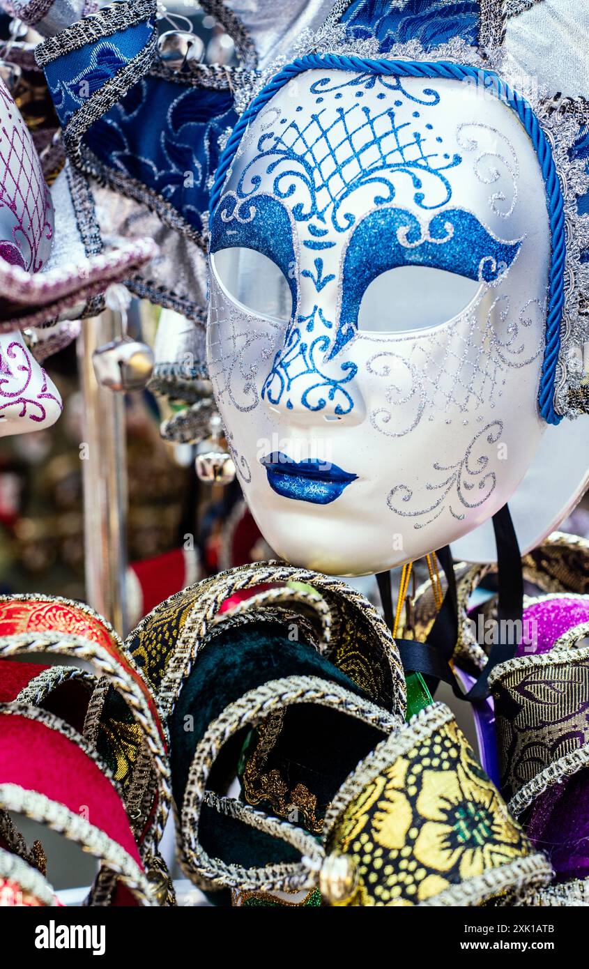 Venice carnival ornate masks hi-res stock photography and images - Alamy