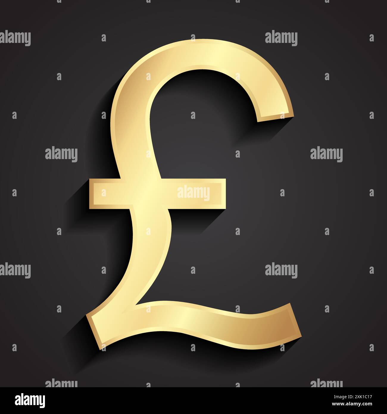 One pound coin coins Stock Vector Images - Alamy