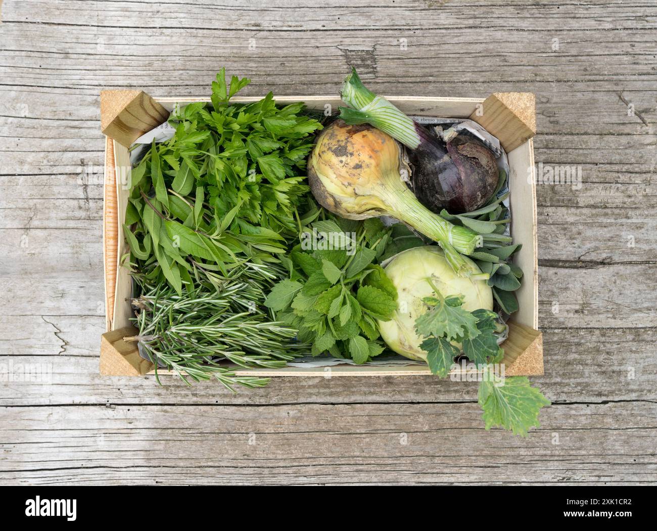 Top view with box hi-res stock photography and images - Alamy