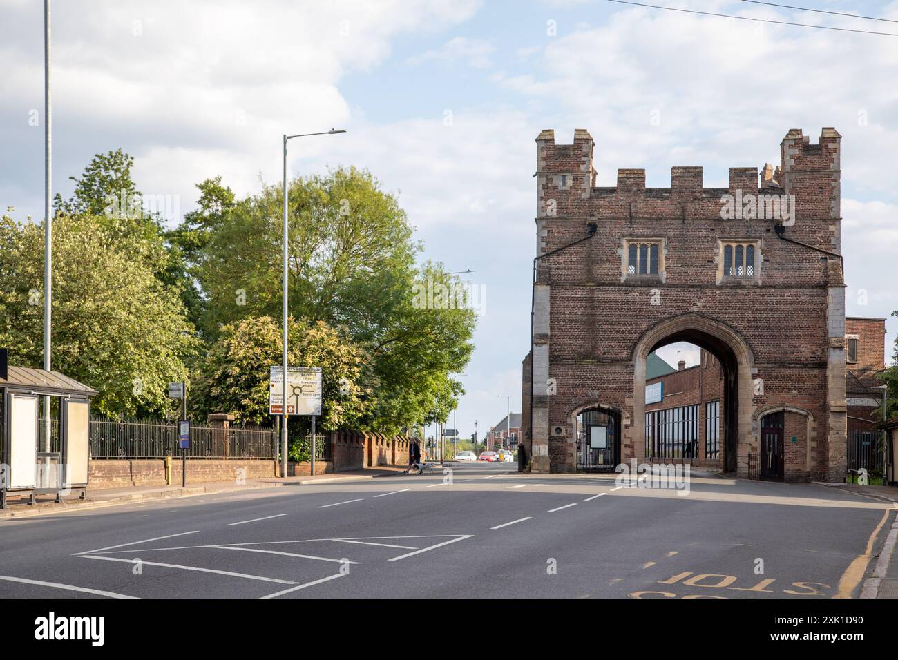 The Grade I listed South Gates at Kings Lynn initially built 1266 and ...