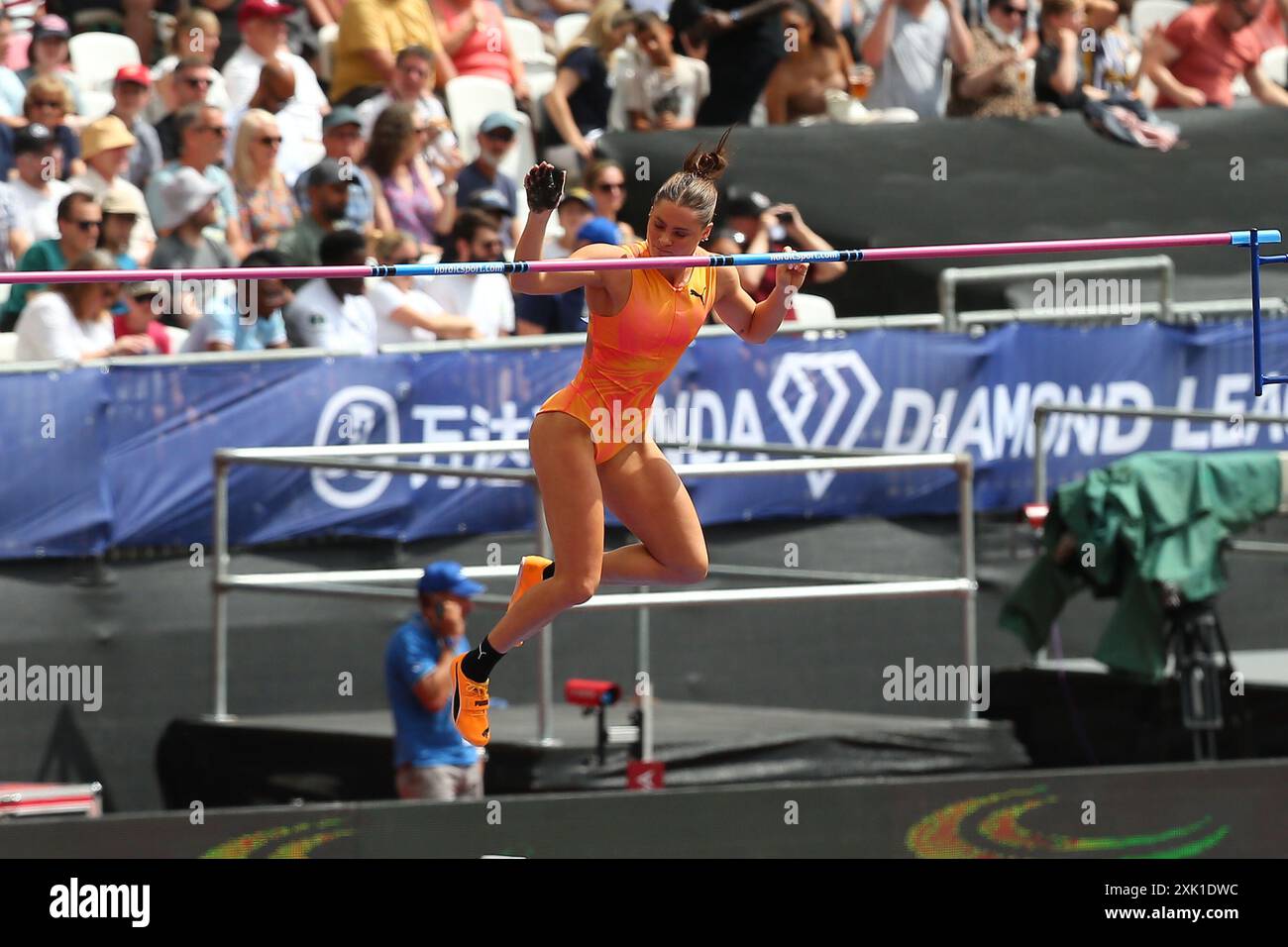 20th July 2024; London Stadium, London, England; 2024 London Diamond League Athletics; Nina ...