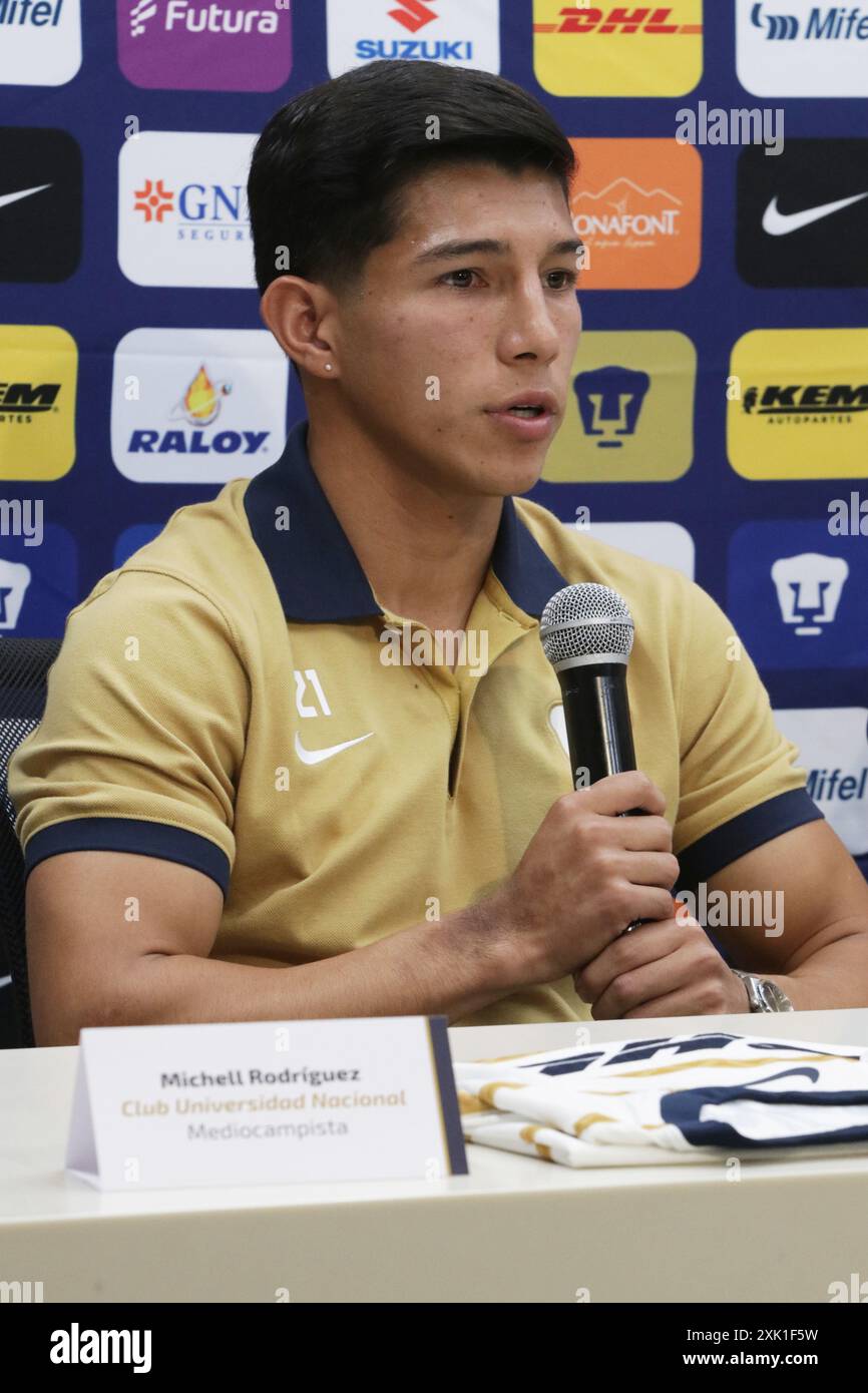 Mexico City, Ciudad de Mexico, Mexico. 19th July, 2024. Midfielder ...