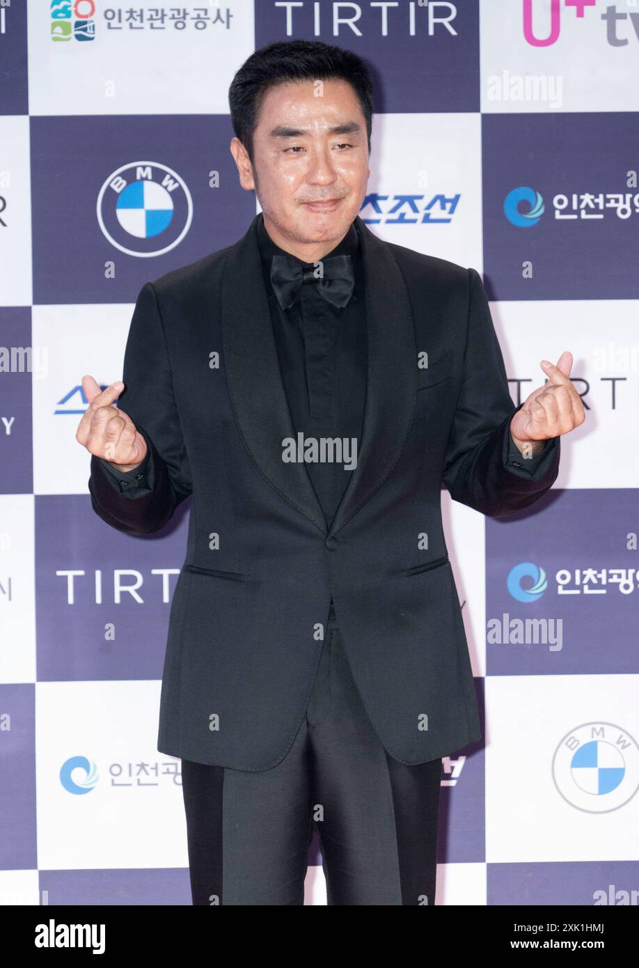 Incheon, South Korea. 19th July, 2024. South Korean actor Ryu Seung-ryong, arrived red carpet ...