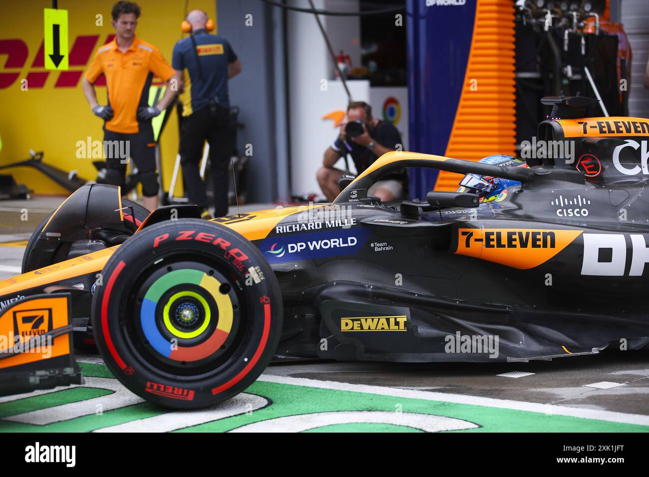 PIASTRI Oscar (aus), McLaren F1 Team MCL38, portrait during the Formula 1 Hungarian Grand Prix ...