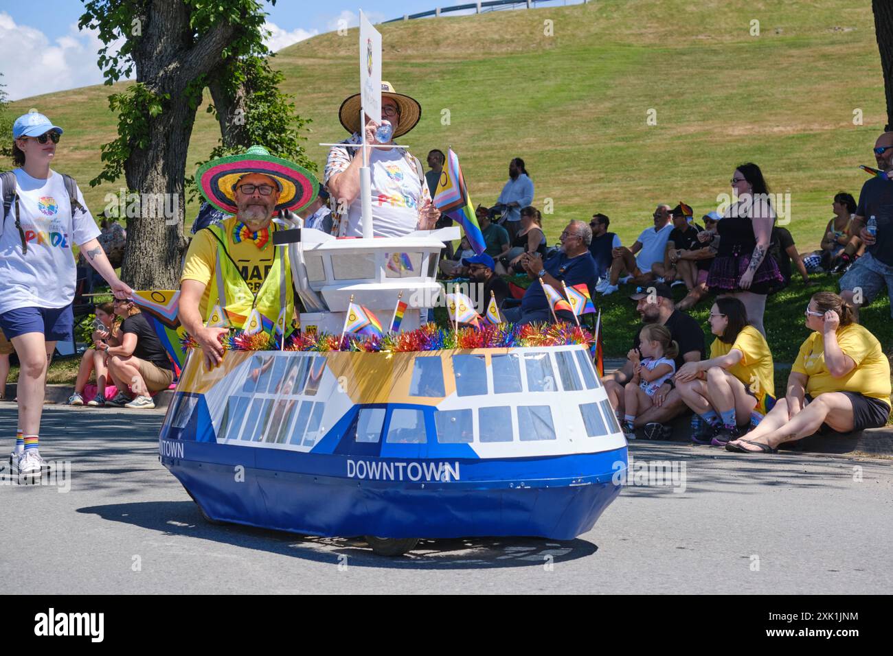 Halifax, Nova Scotia, Canada. July 20th, 2024. The Halifax Ferry ...
