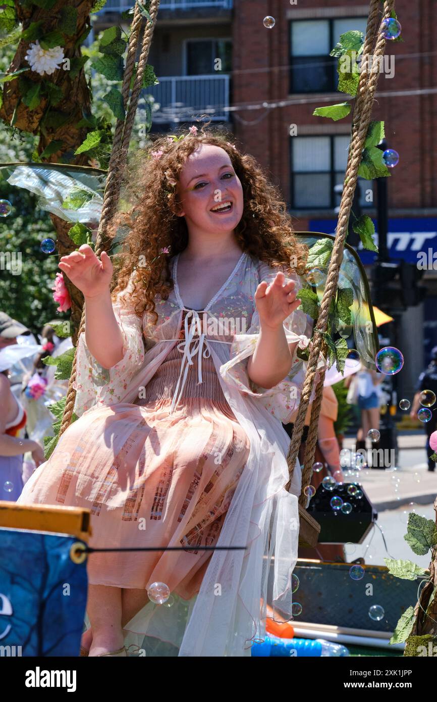 Halifax, Nova Scotia, Canada. July 20th, 2024. Fairy in the Midsummer ...
