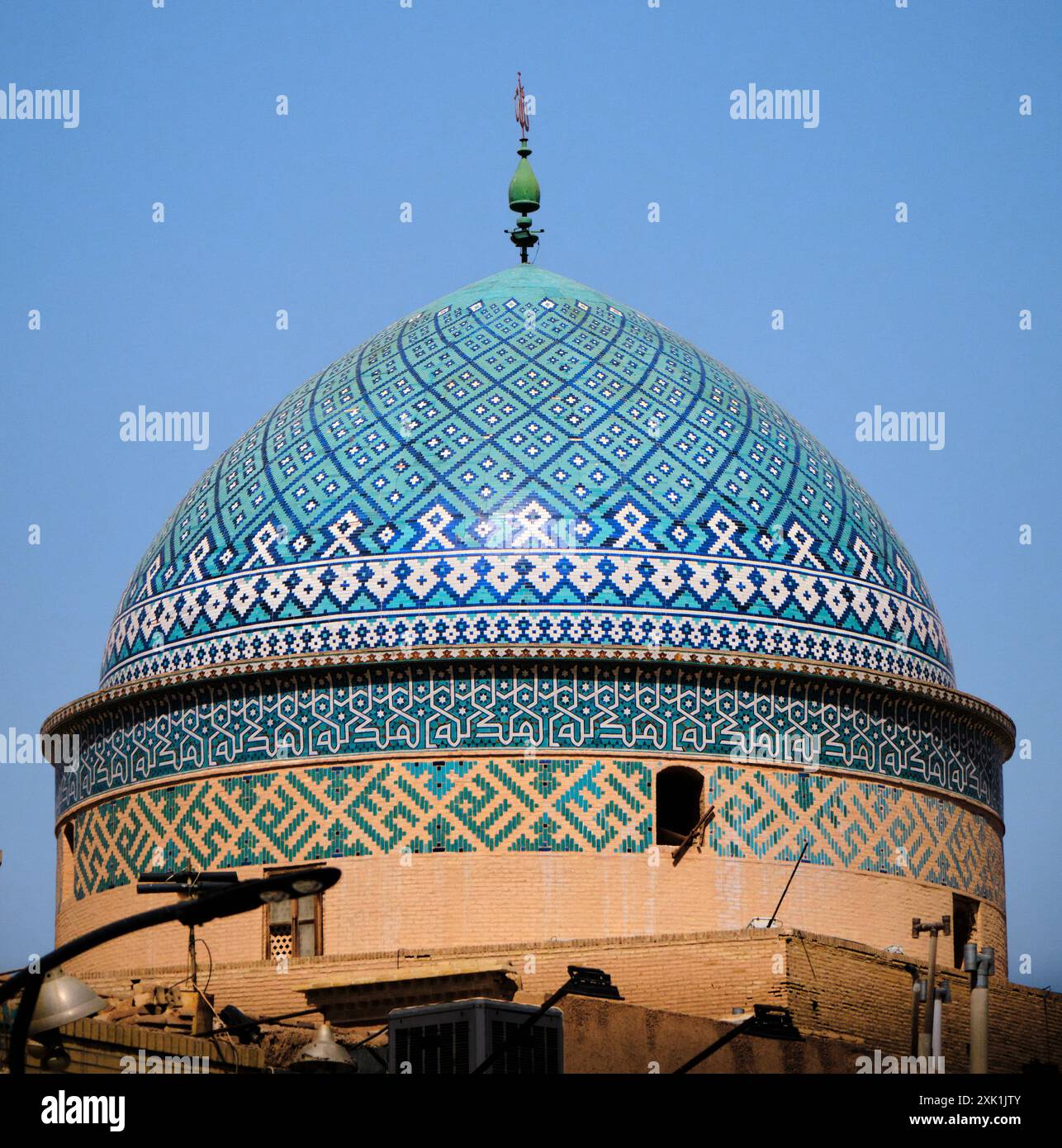 Mosque dome in Yazd iran Stock Photo - Alamy