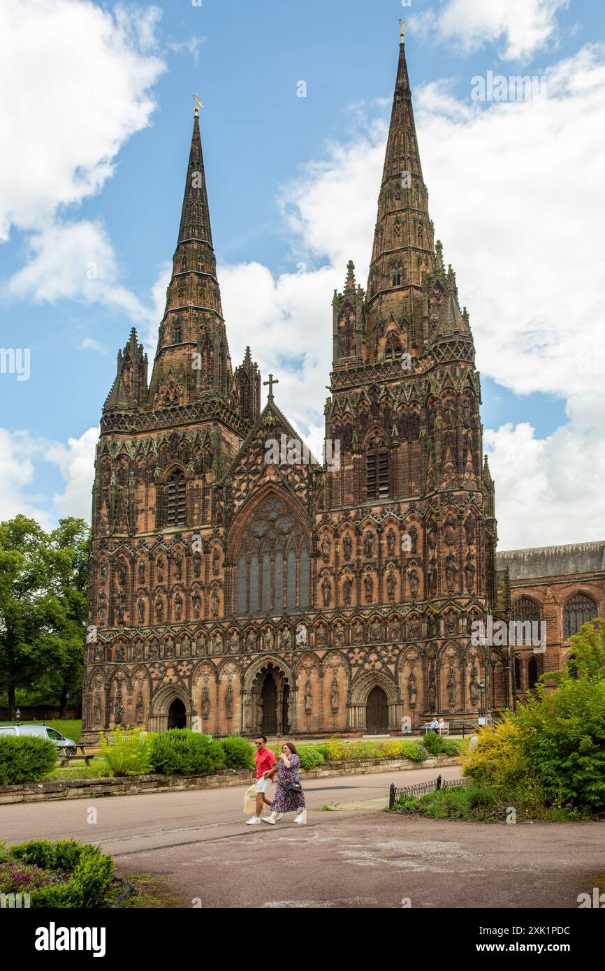 Lichfield Cathedral the Church of the Blessed Virgin Mary and St Chad ...