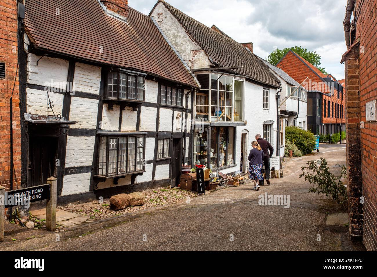 Antique brick a brack shop in the Staffordshire town of Lichfield ...