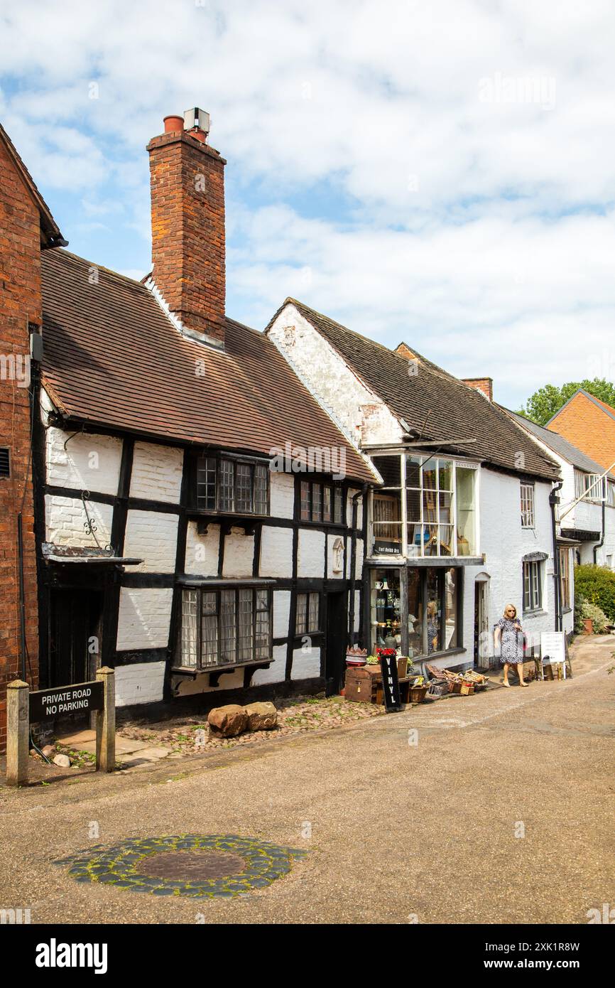Antique brick a brack shop in the Staffordshire town of Lichfield ...