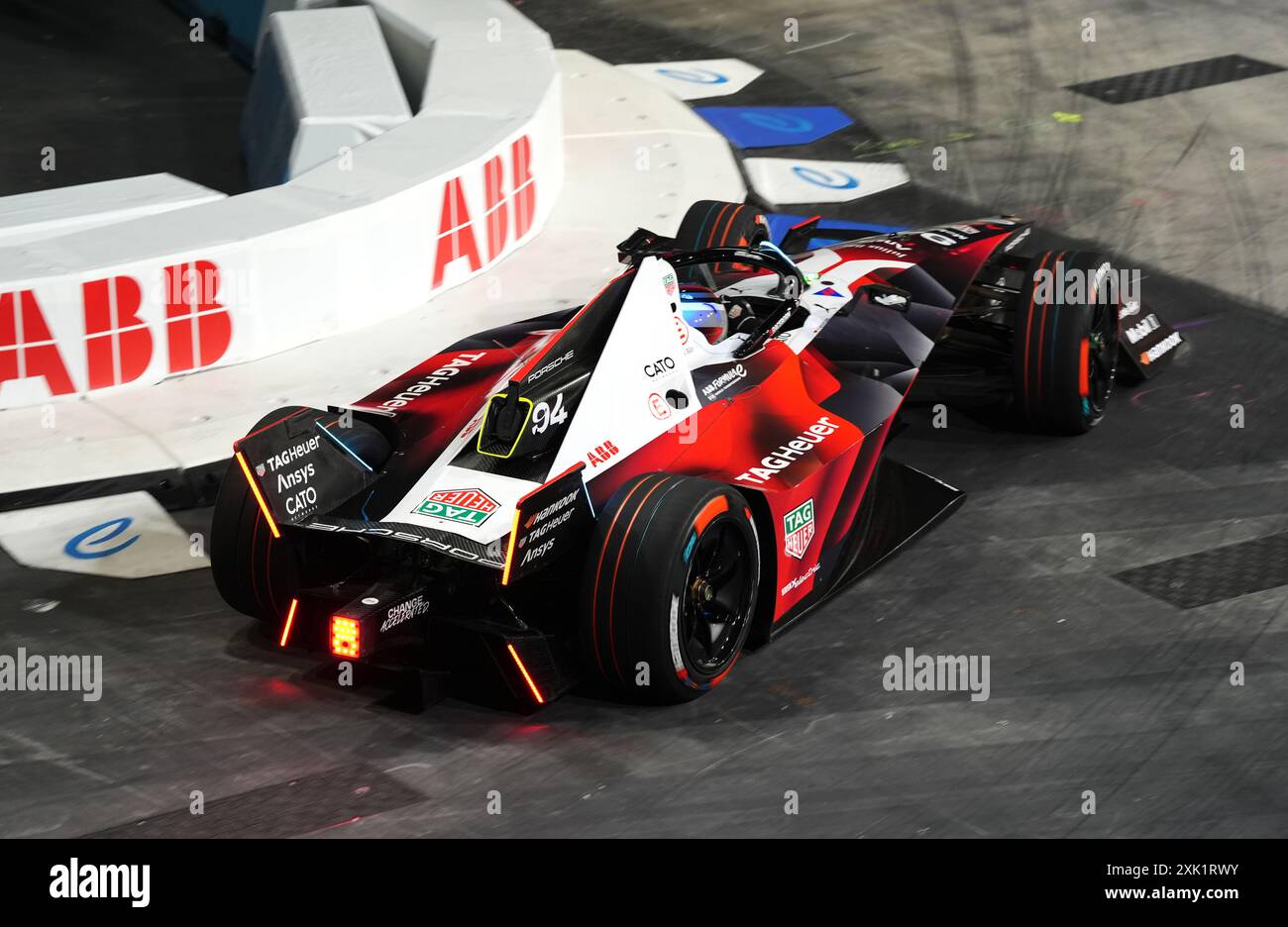 TAG Heuer Porsche Formula E Team's Pascal Wehrlein on day one of the ...