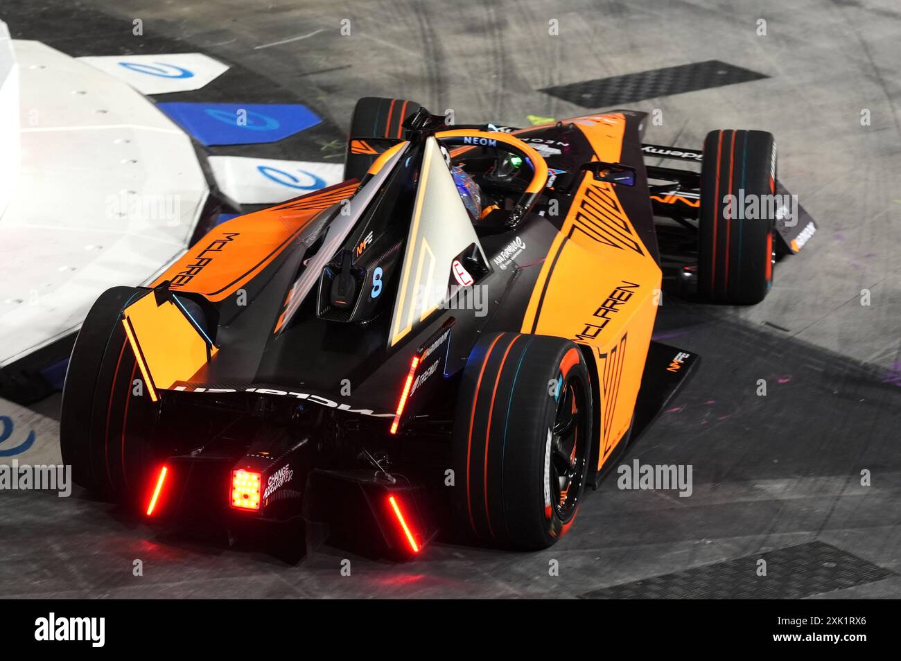 NEOM McLaren Formula E Team's Sam Bird on day one of the 2024 Hankook ...