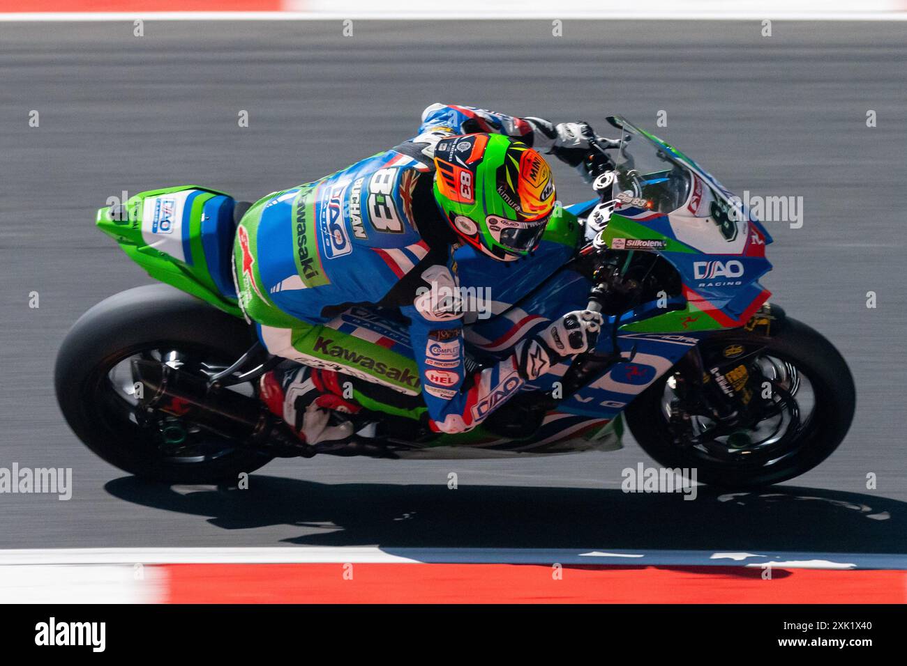 Danny Buchan British Super Bikes During FP1 At Brands Hatch 2024 Stock ...