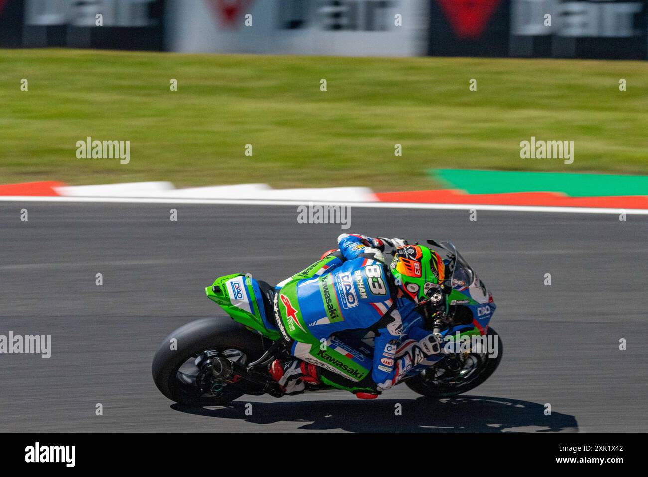 Danny Buchan British Super Bikes During FP1 At Brands Hatch 2024 Stock ...