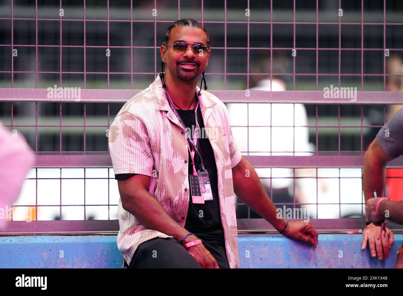 David haye on the grid on day one of the 2024 Hankook London E-Prix at ...
