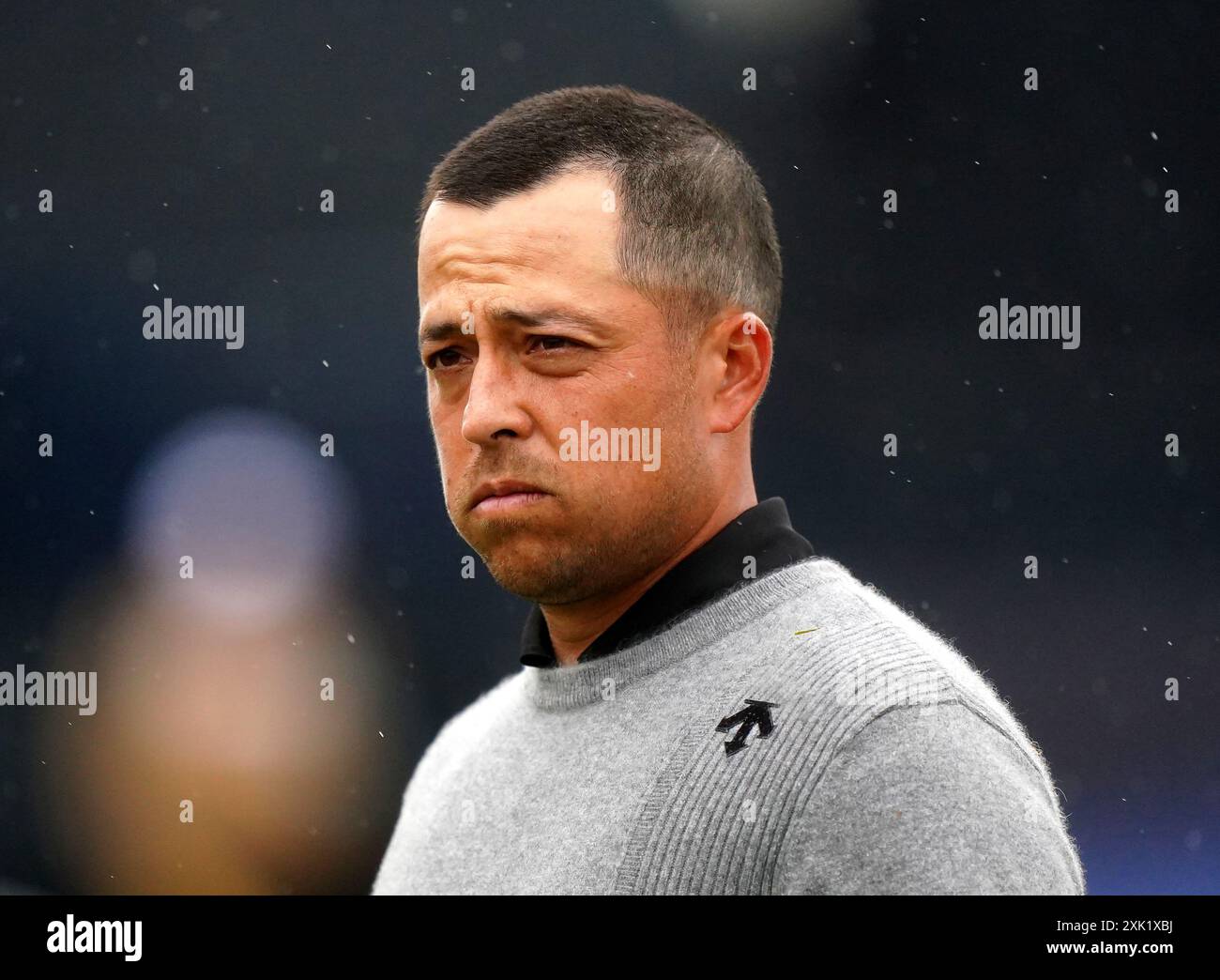 USA's Xander Schauffele on the 18th during day three of The Open at ...
