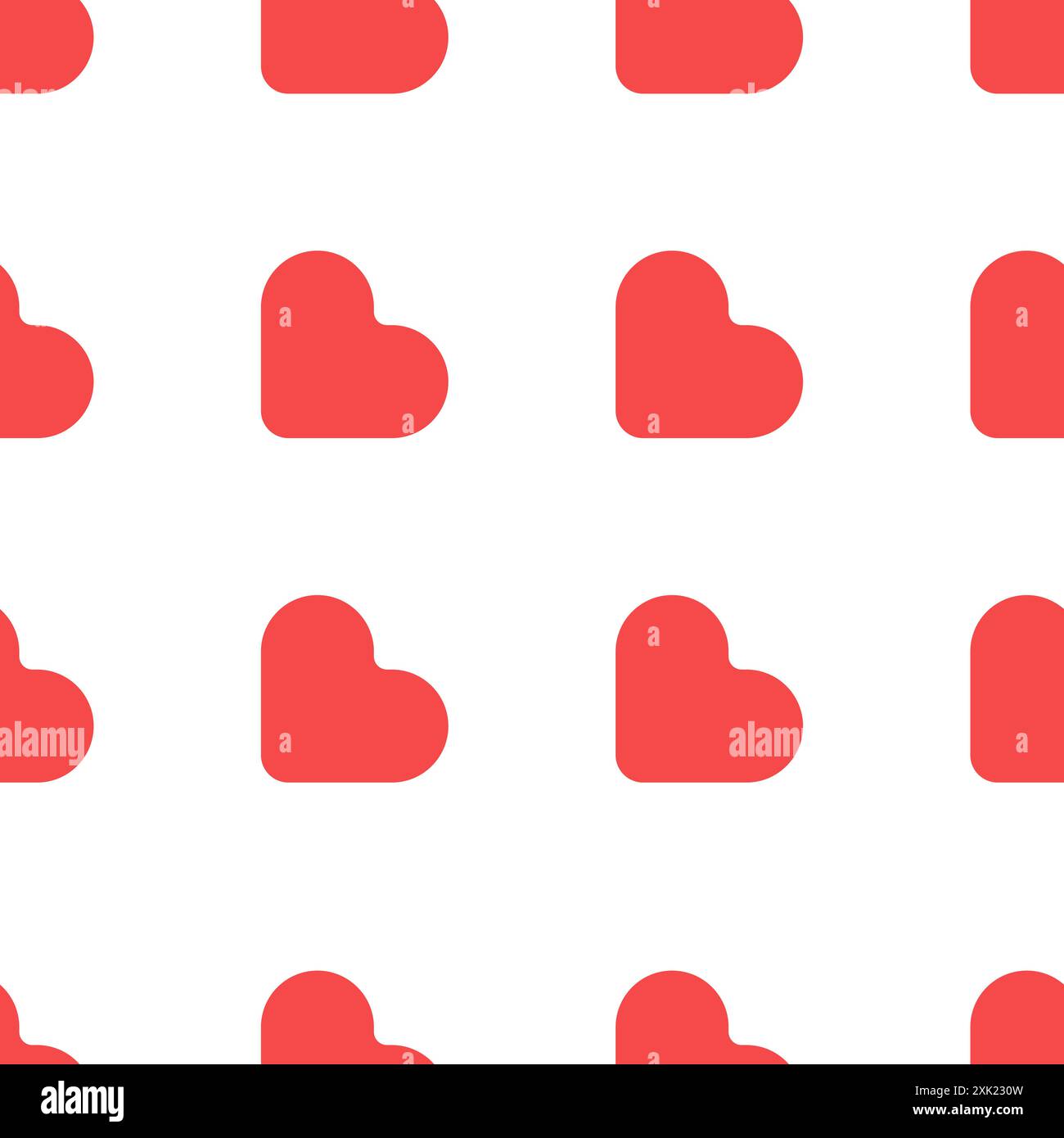 Seamless background with hearts vector. Background contours of hearts ...