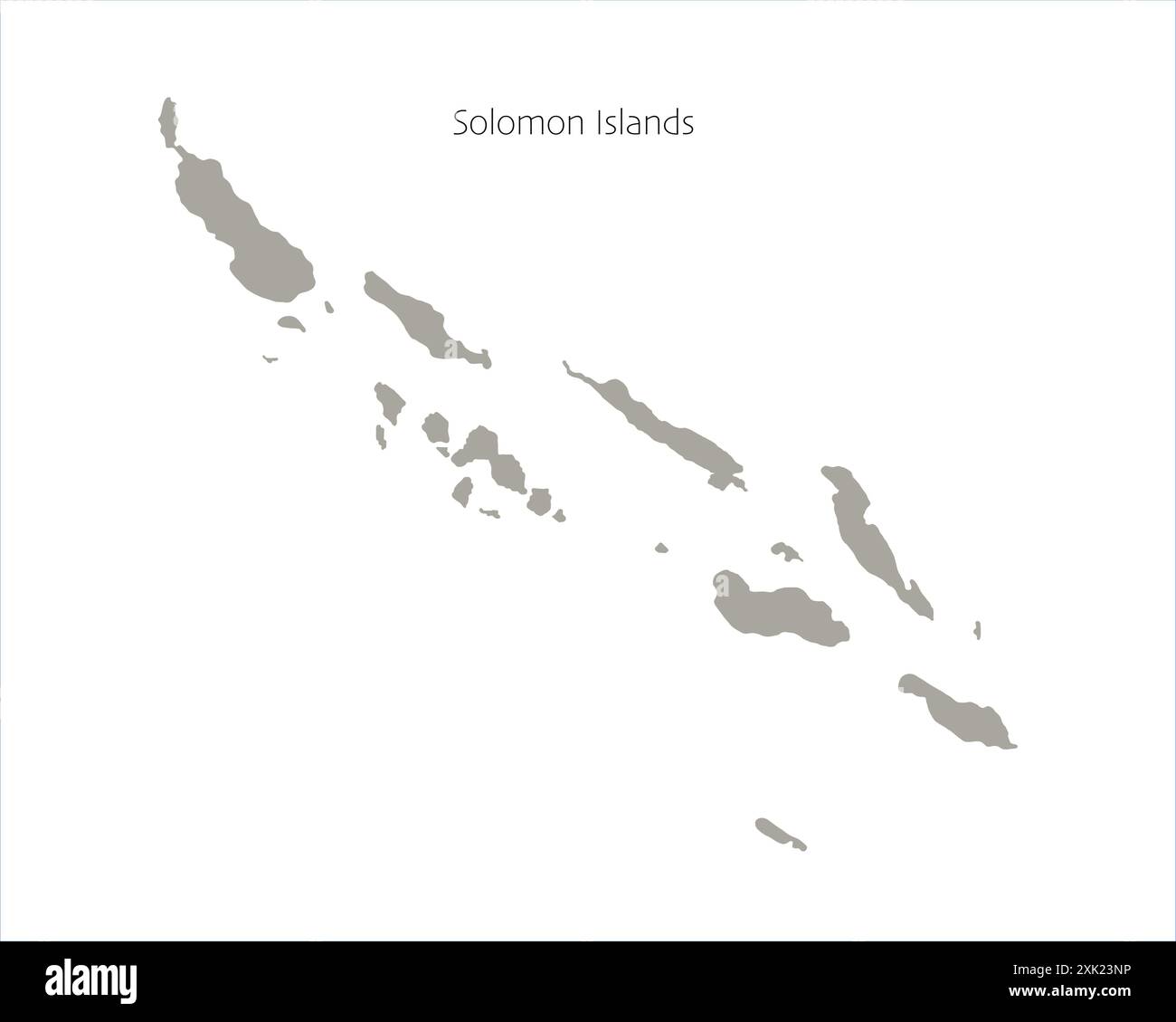 Solomon islands map. Flat simple image of archipelago Stock Vector Image & Art - Alamy