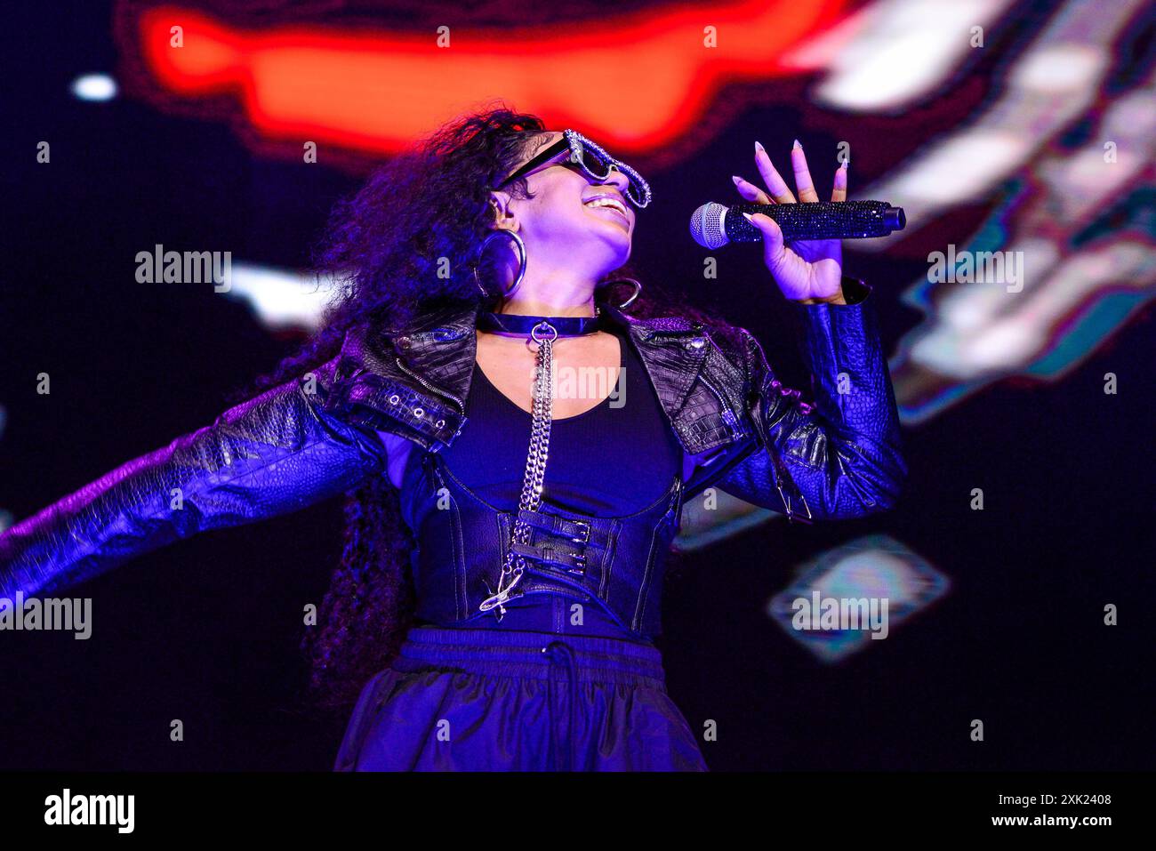 Portland, Oregon, USA. 19th July, 2024. Mya performs at Summer Jam ...