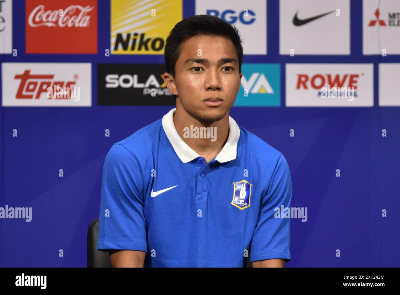 Bangkok, Thailand. 20th July, 2024. Chanathip Songkrasin captain of BG ...