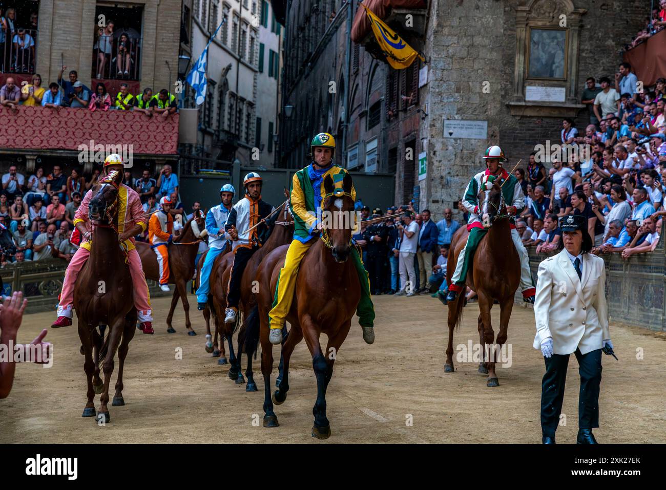 Palio di siena horse race 2024 hi-res stock photography and images - Alamy