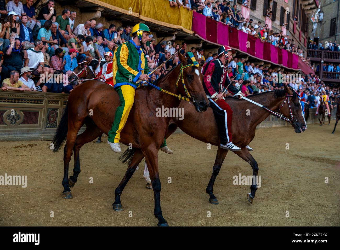 Palio di siena horse race 2024 hi-res stock photography and images - Alamy