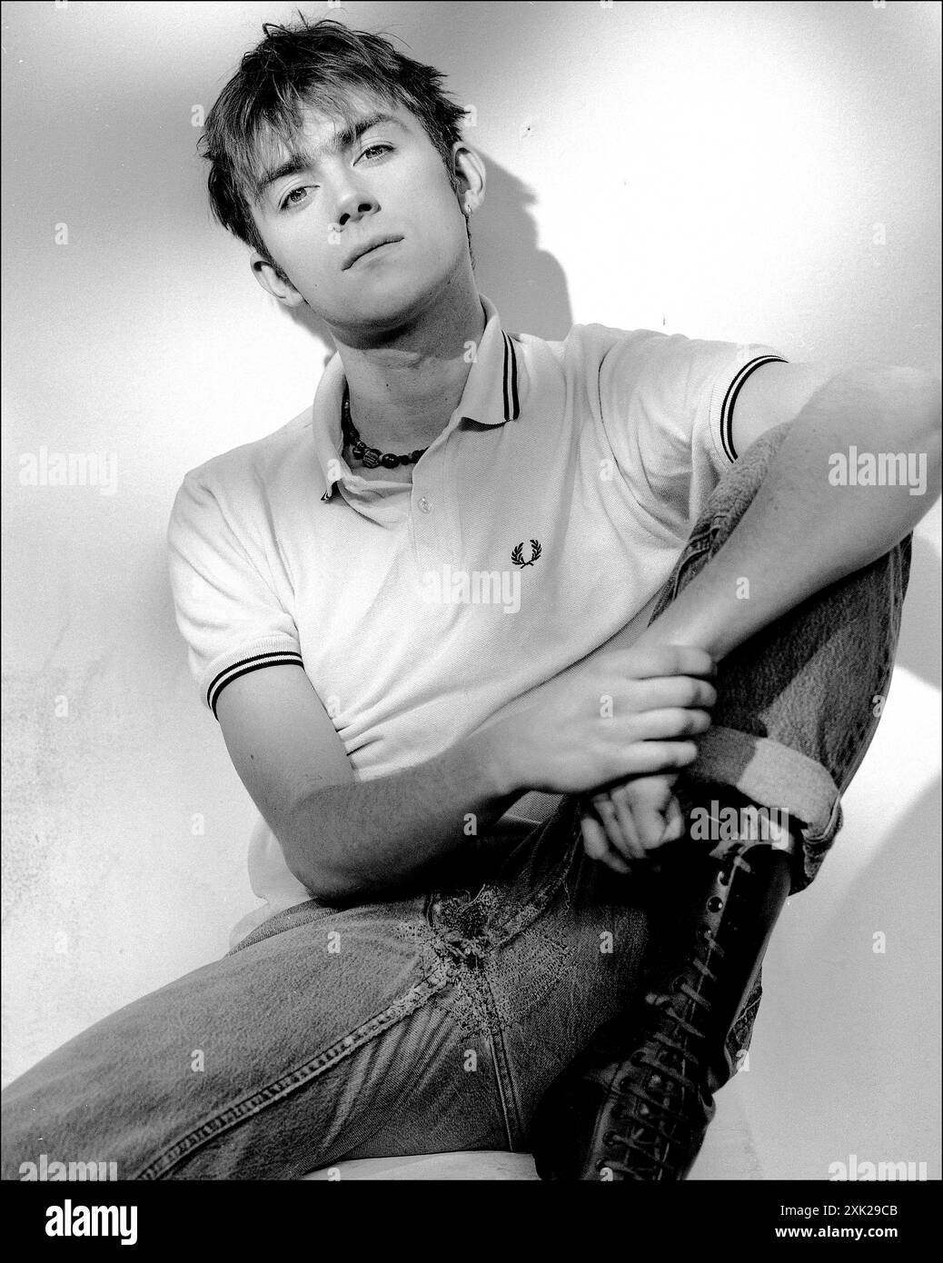 Blur Britpop band featuring Damon Albarn, Alex James, Dave Rowntree ...