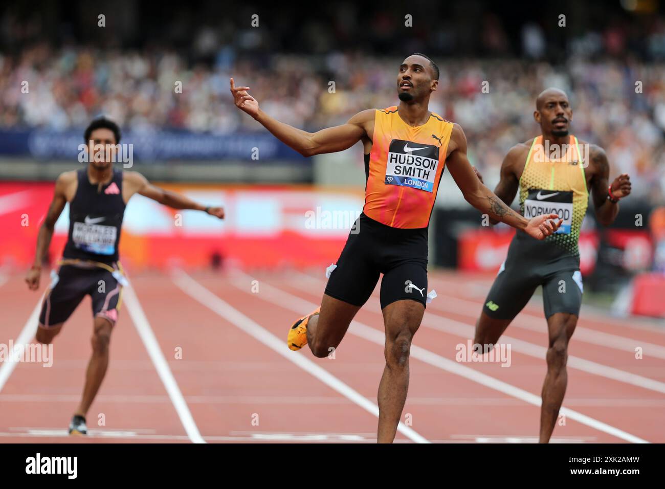 London, UK. 20th July, 2024. Matthew HUDSON-SMITH (Great Britain) after ...
