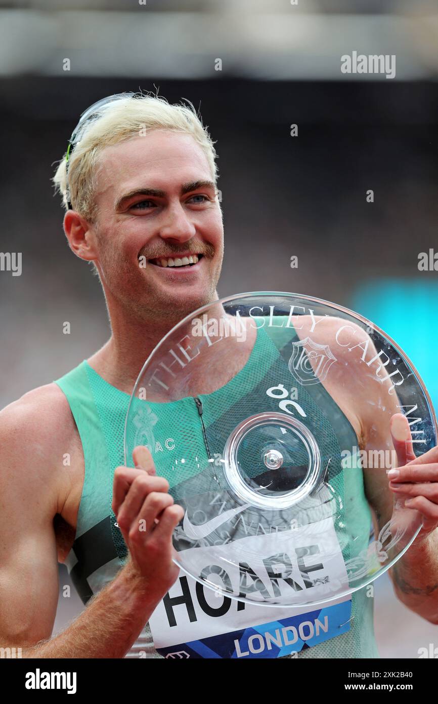 London, UK. 20th July, 2024. Oliver HOARE (Australia) winner of the ...