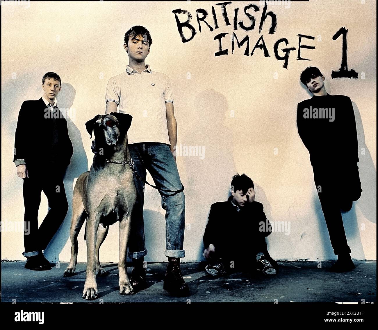 Blur Britpop band featuring Damon Albarn, Alex James, Dave Rowntree ...