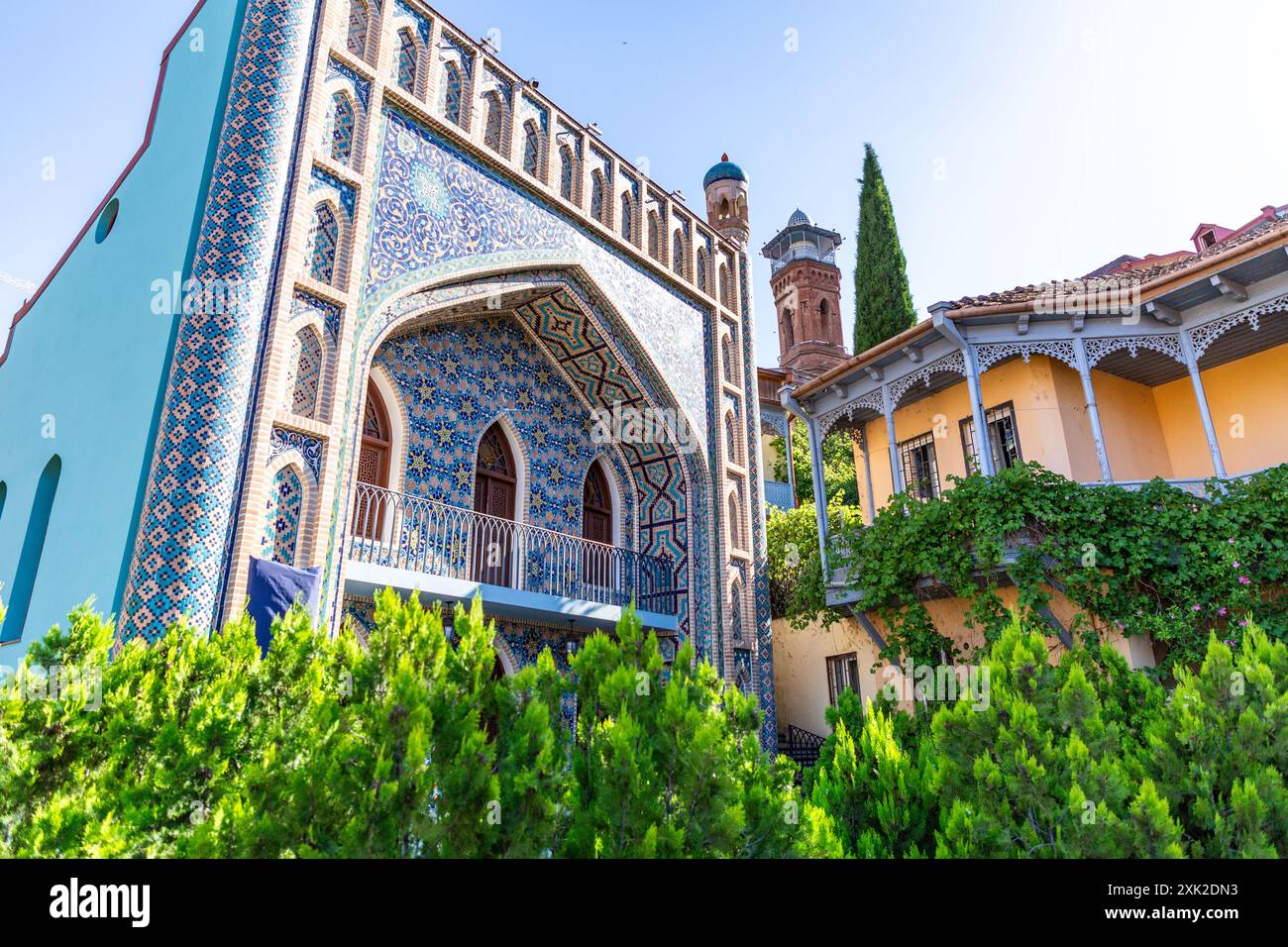 Tbilisi, Georgia - 22 JUNE, 2024: Abanotubani meaning the bath district ...
