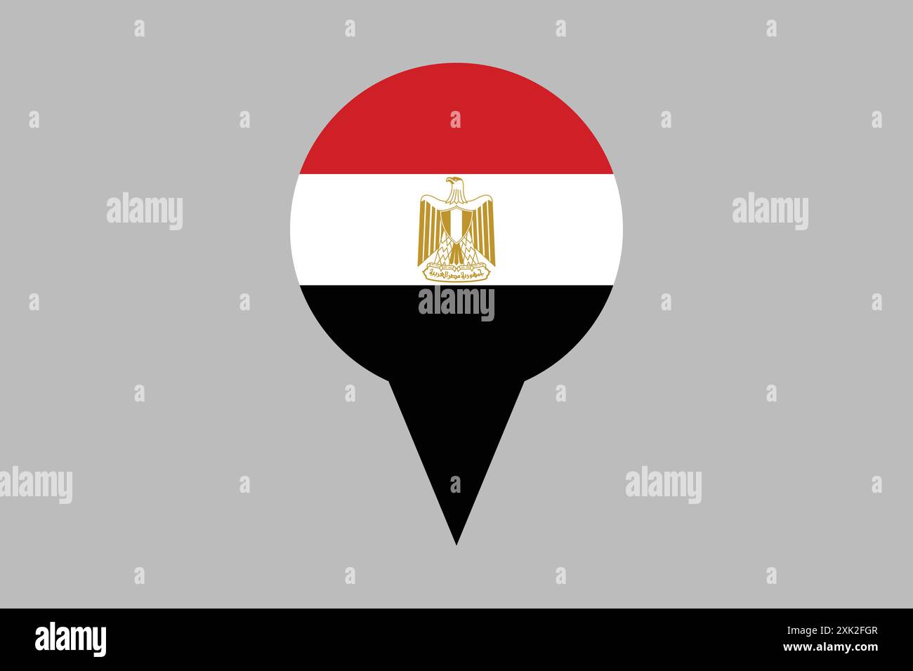 Egypt flag with location sign Stock Vector Image & Art - Alamy