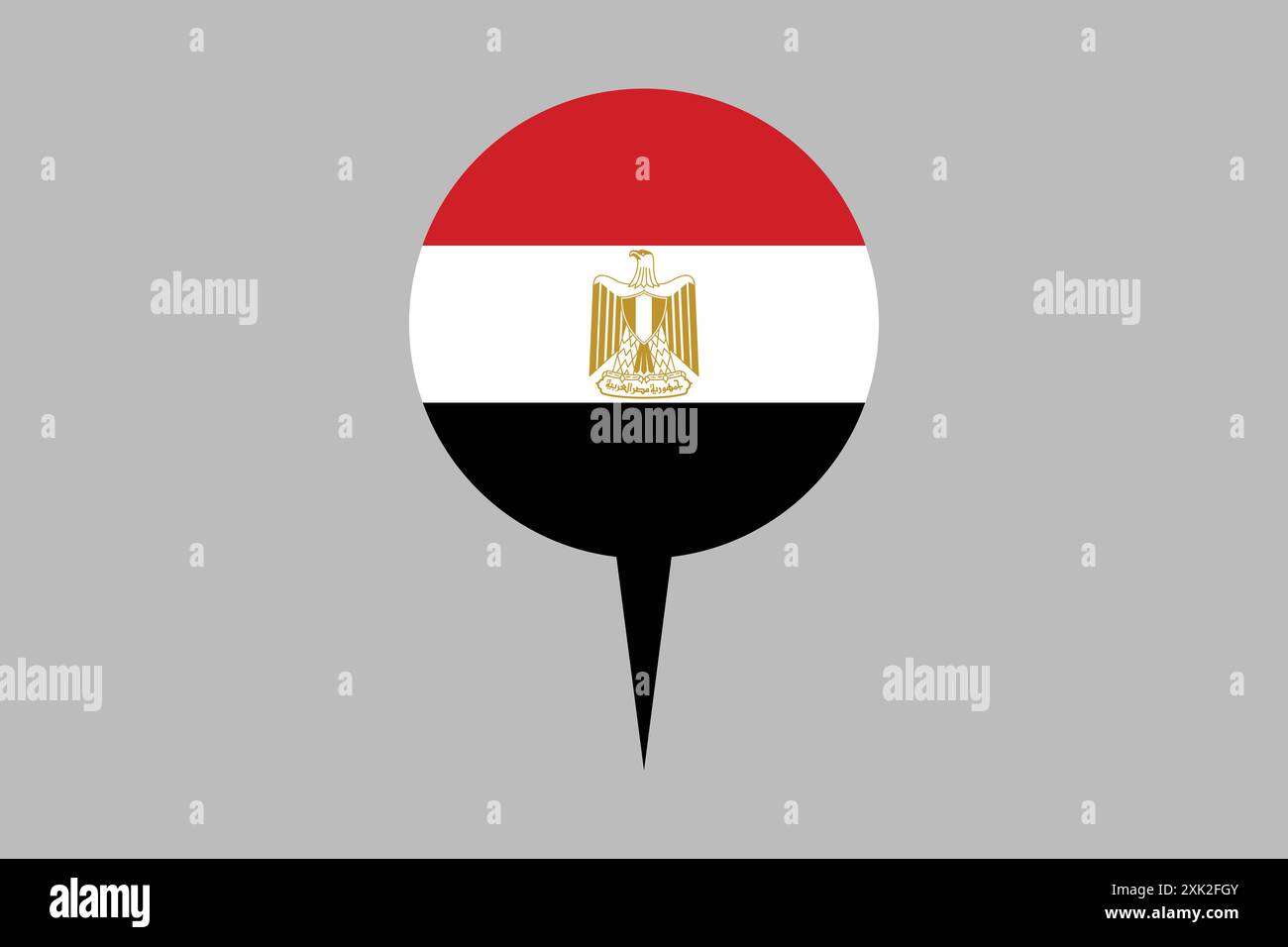 Egypt flag with location sign Stock Vector Image & Art - Alamy