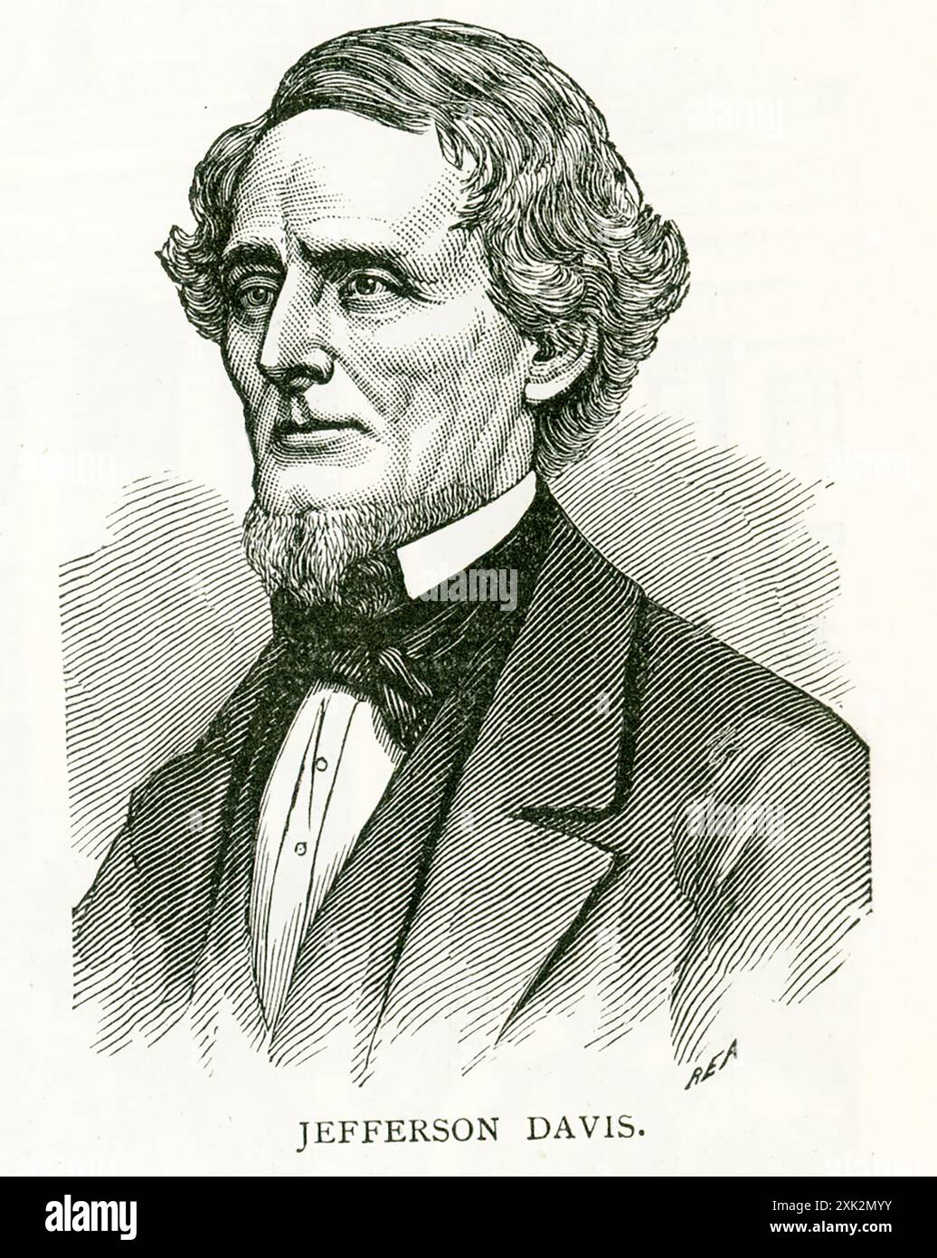 Jefferson Davis served as the president of the Confederacy from 1861 to 1865 Stock Photo - Alamy
