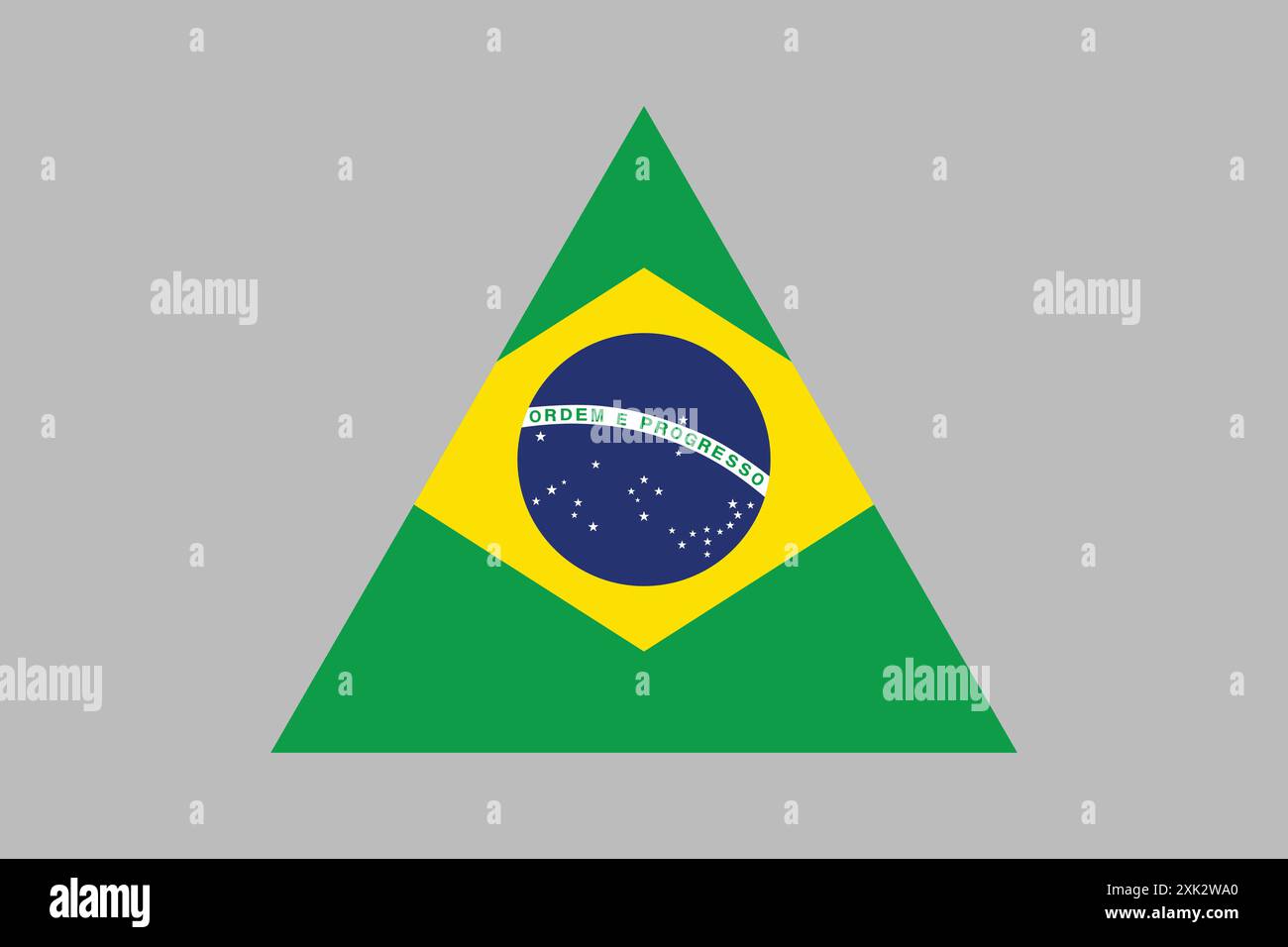 Brazil flag sign Stock Vector Image & Art - Alamy