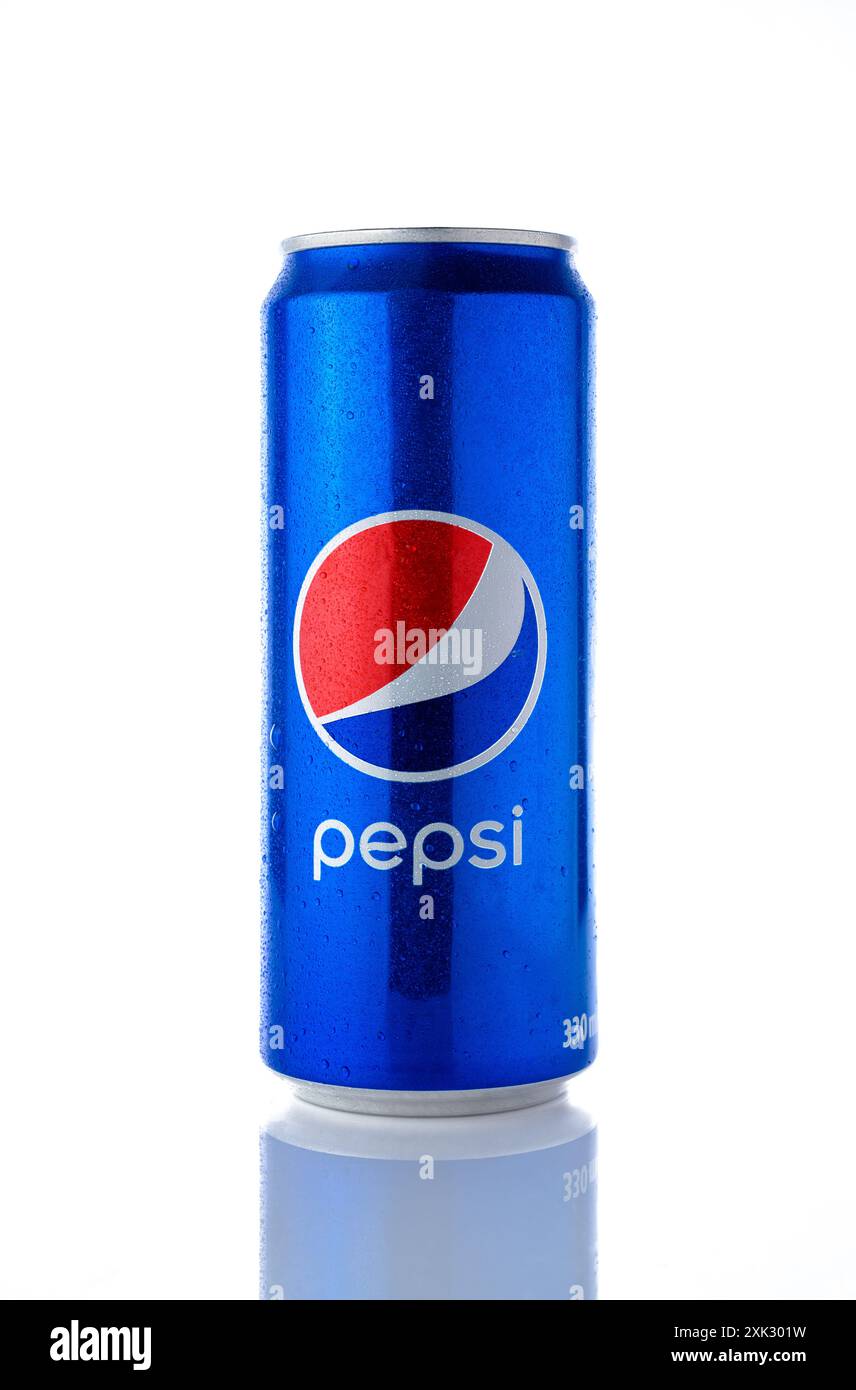 Pepsi logotype on white hi-res stock photography and images - Alamy