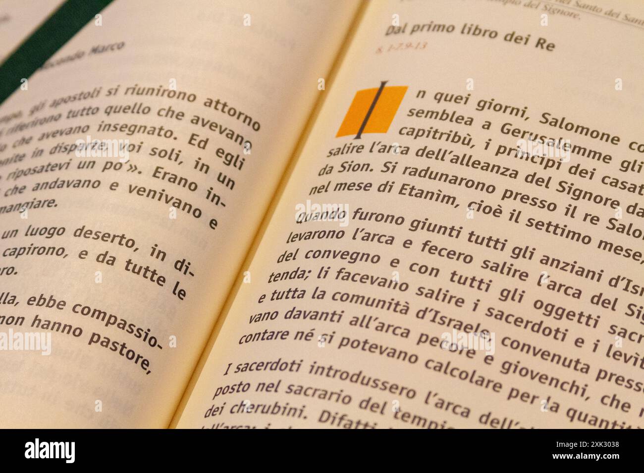 Church with open bible hi-res stock photography and images - Alamy