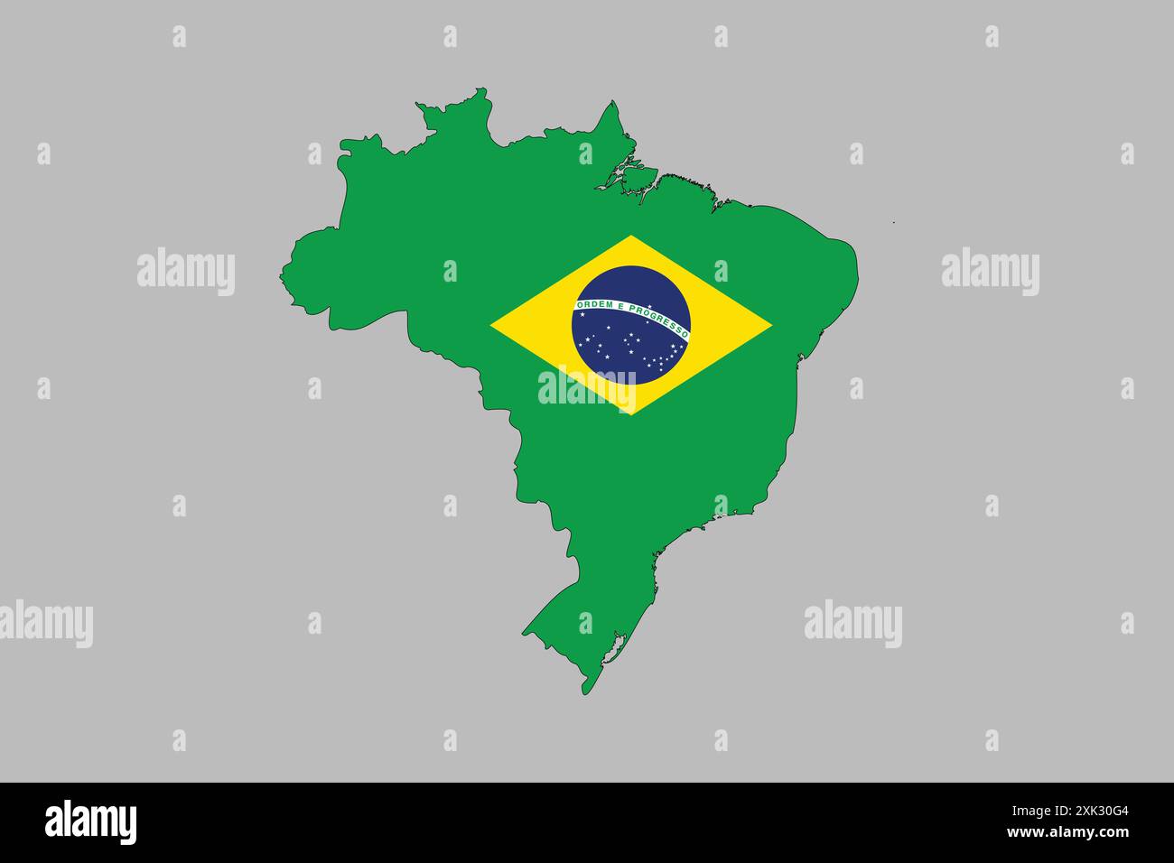 Brazil country map brazilian culture Stock Vector Images - Alamy