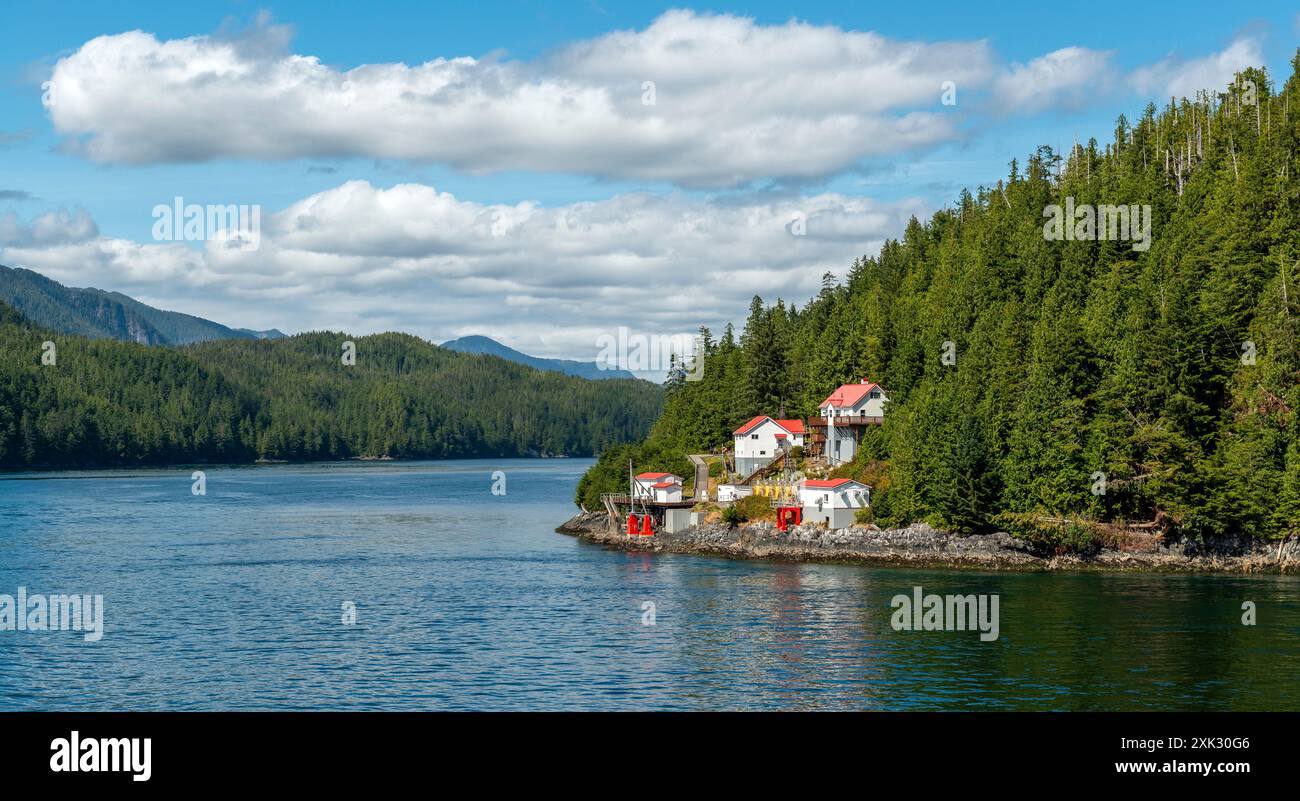 Boat Bluff Lighthouse, Inside Passage Cruise, British Columbia, Canada ...