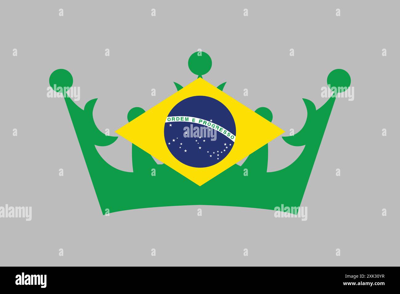 Brazil crown shape with Egypt flag Stock Vector Image & Art - Alamy