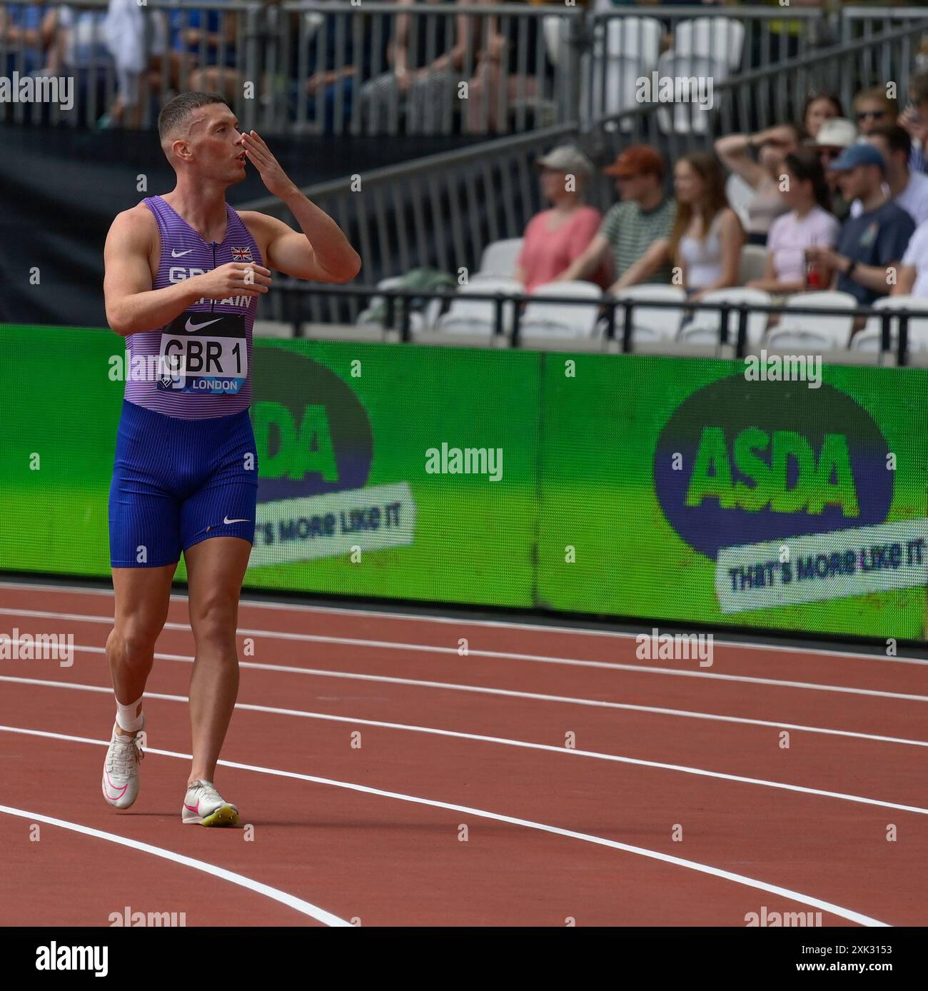 London, UK. 20th July, 2024. London, UK. , . Richard KILTY reacts to ...