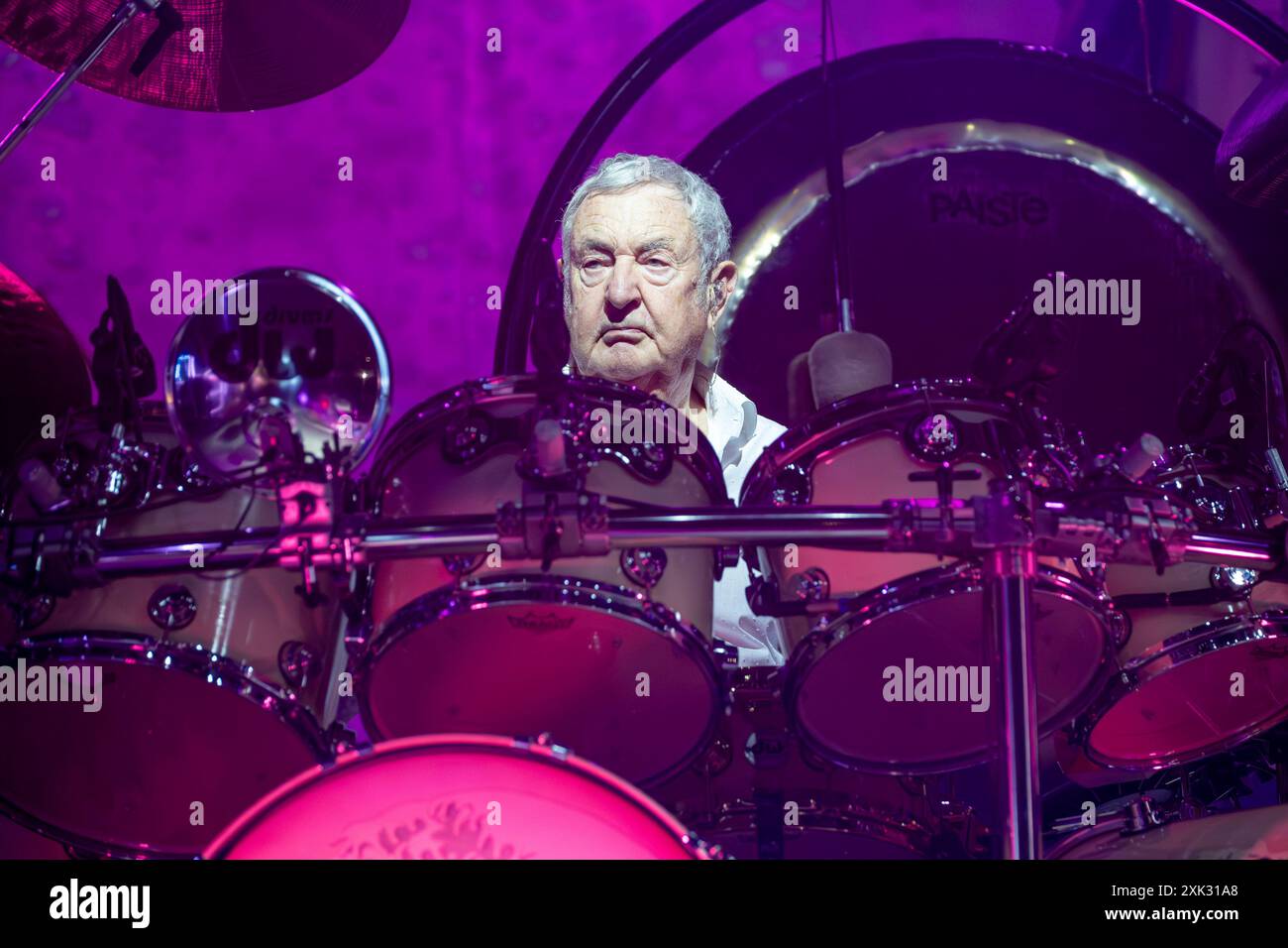Vicenza, Italy. 19th July, 2024. Nick Mason, pseudonym of Nicholas ...