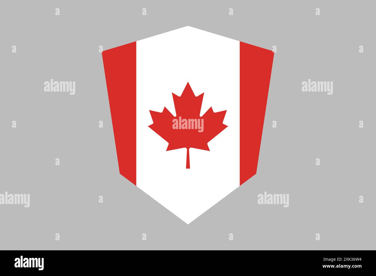Canada flag sign Stock Vector Image & Art - Alamy