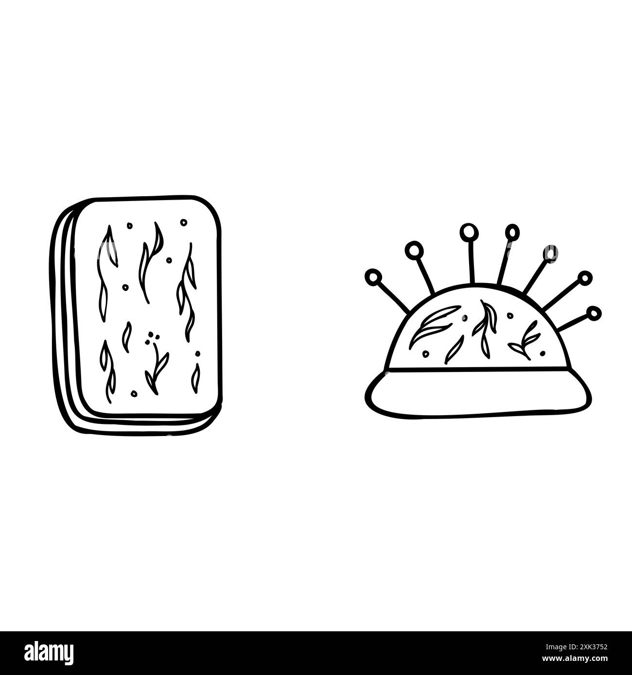 Sewing pad Stock Vector Images - Alamy