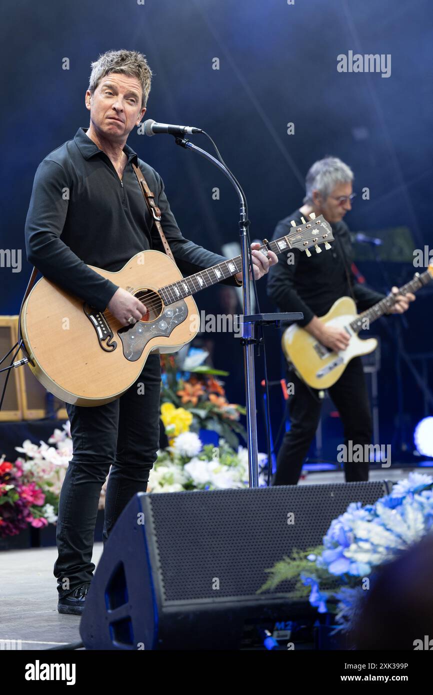 London, UK, 20th July, 2024. Noel Gallagher's High Flying Birds in ...