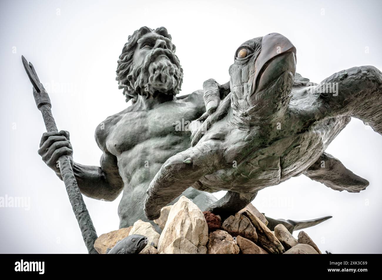 Neptune Statue Virginia Beach Virginia // VIRGINIA BEACH, VA, United ...